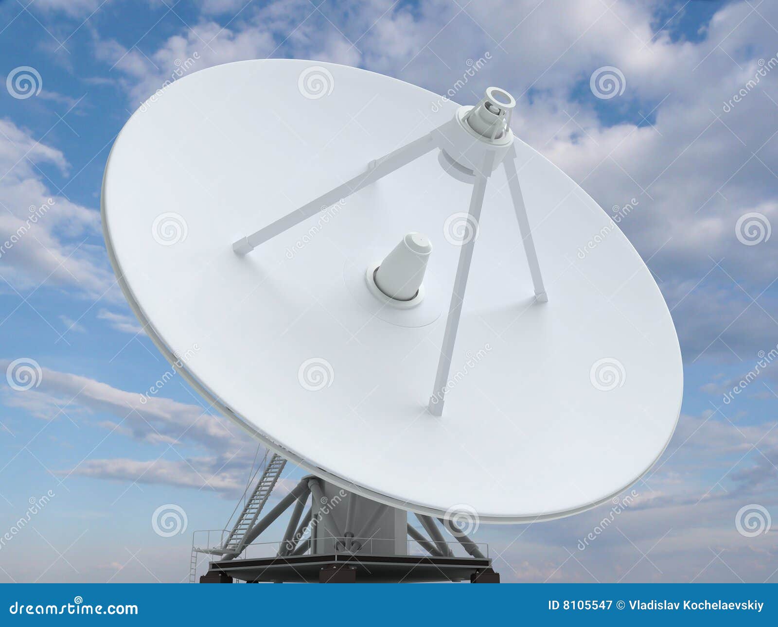 Radar white stock image. Image of telescope, satellite - 8105547