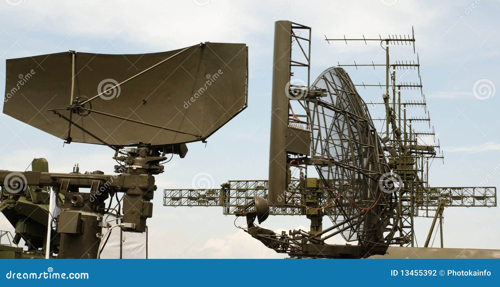 Radars set stock photo. Image of metal, navigation, satellite - 13455392