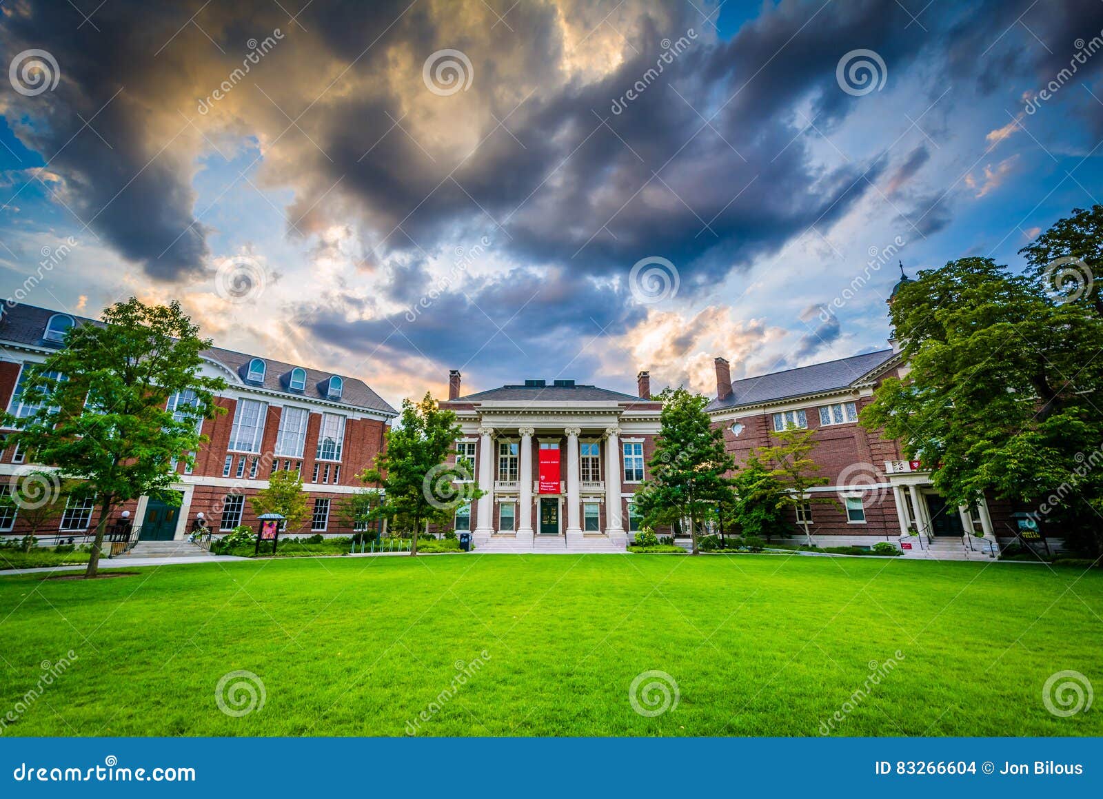 The Radcliffe Institute for Advanced Study at Sunset, at Harvard ...