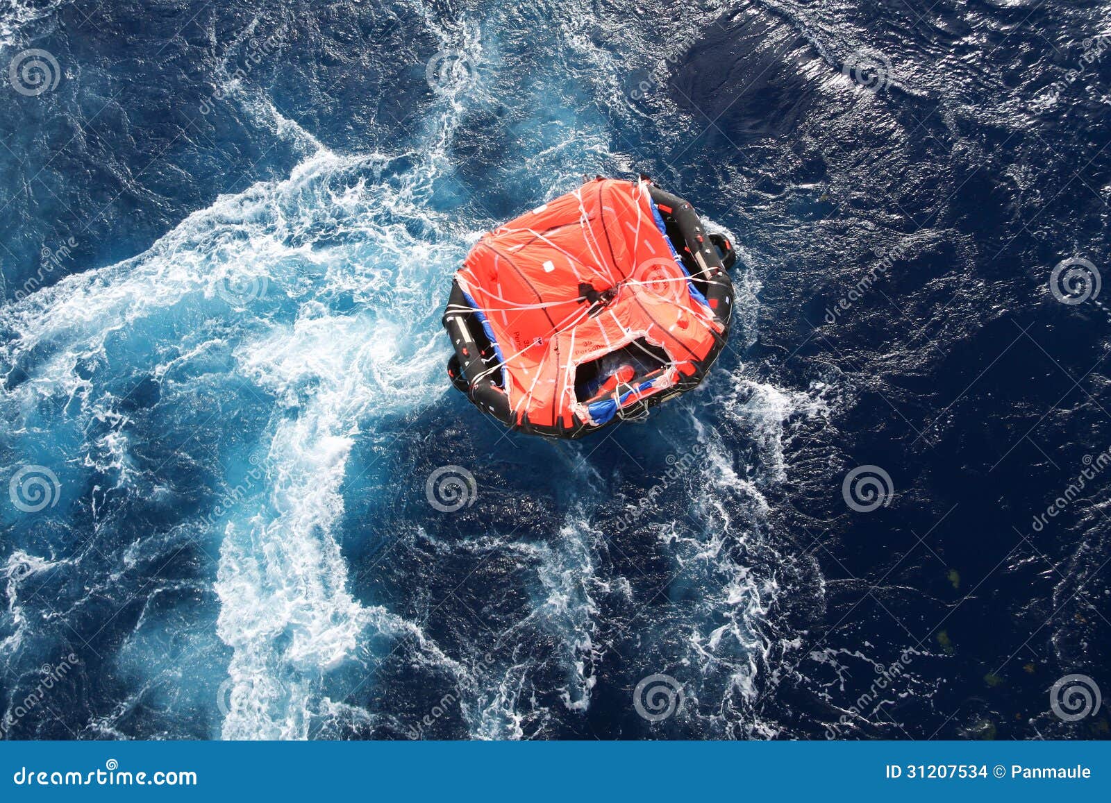 Radeau de sauvetage photo stock. Image du protection - 31207534