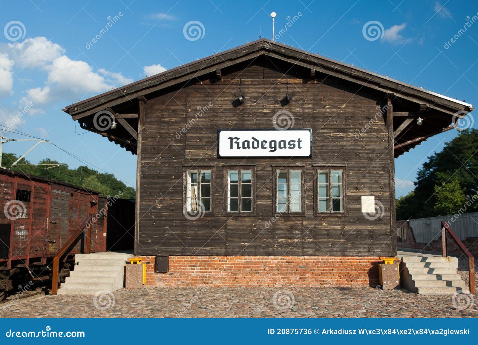 Radegast rail station editorial photo. Image of litzmannstadt - 20875736