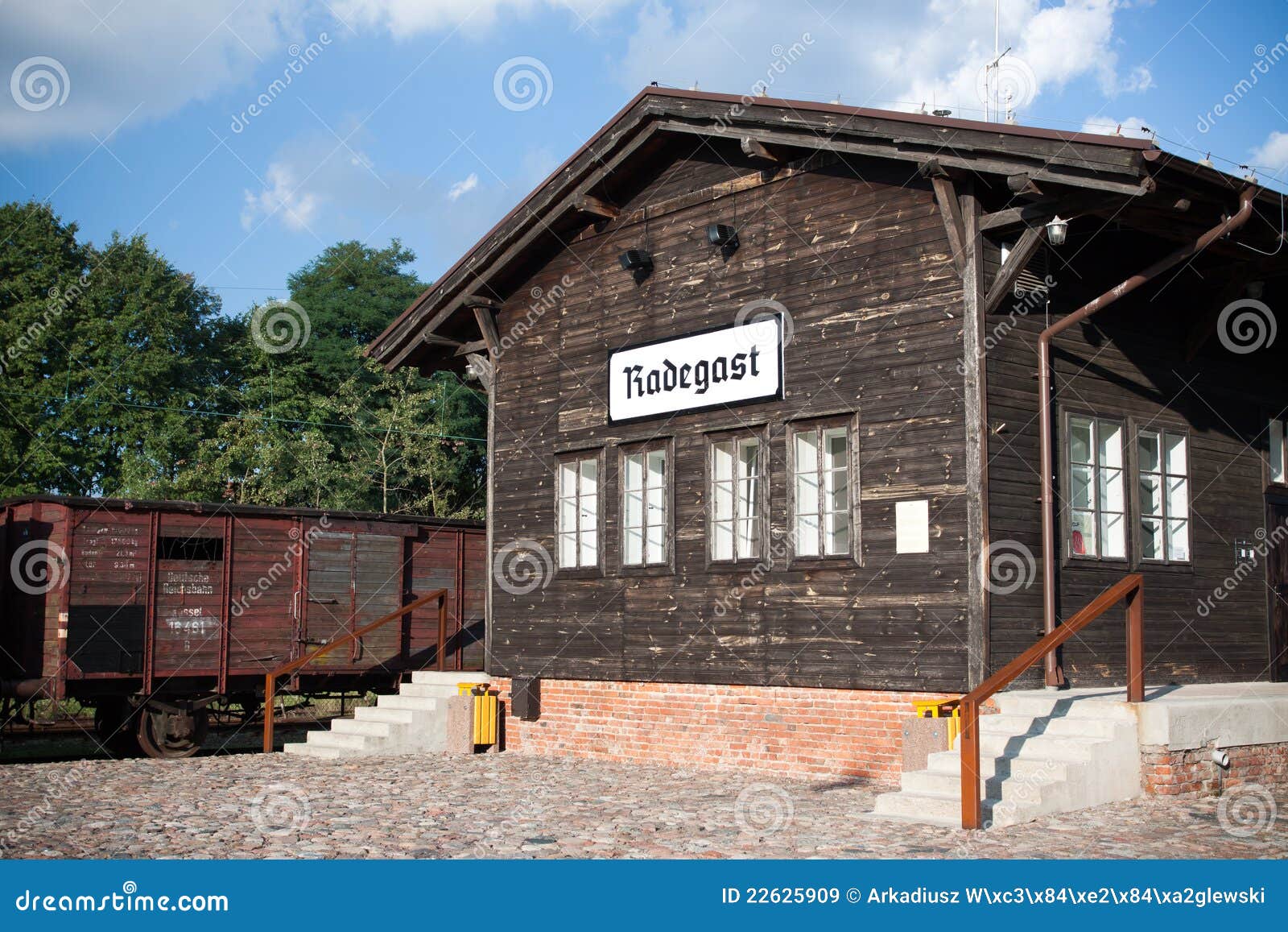 Radegast rail station editorial stock image. Image of persecution ...