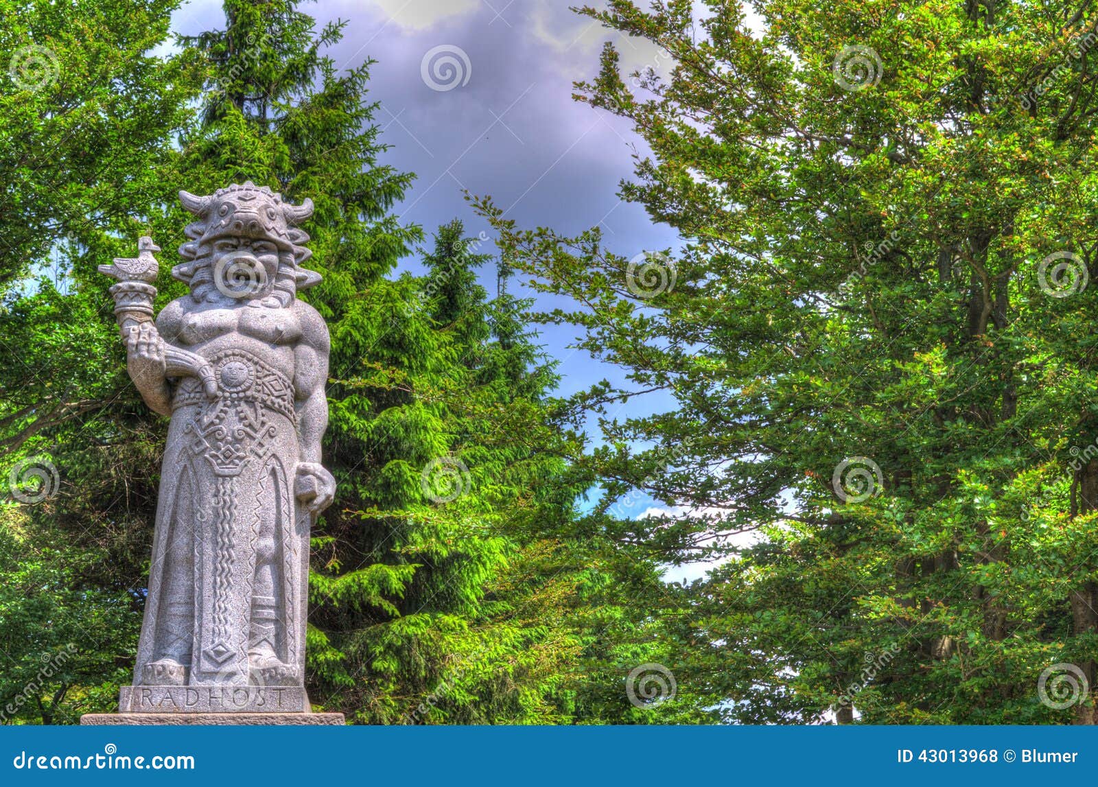 Radegast statue stock photo. Image of beautiful, forest - 43013968