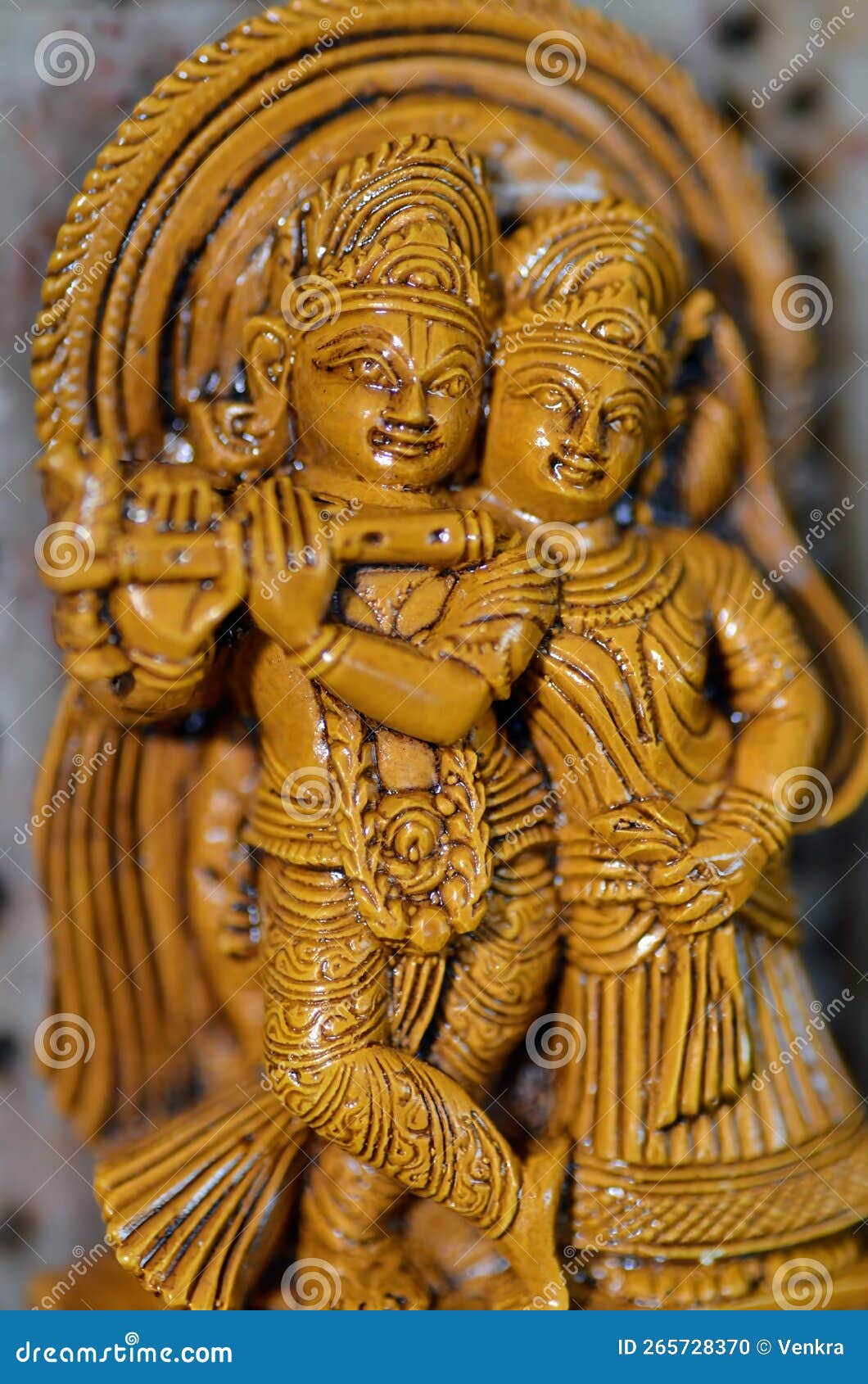 Radha Krishna Idol stock photo. Image of monument, sculpture - 265728370