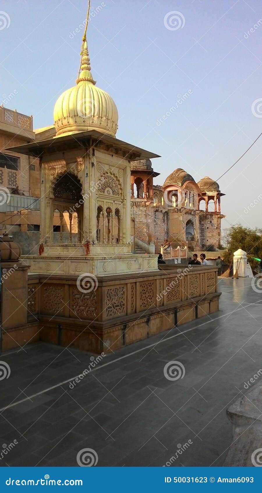 Radha Rani temple editorial stock photo. Image of barsana - 50031623