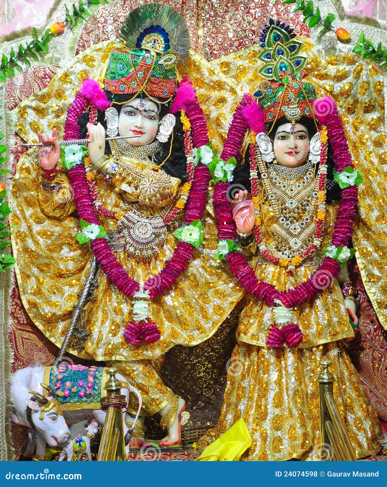 Radhe Krishna stock photo. Image of statue, radhe, hinduism - 24074598