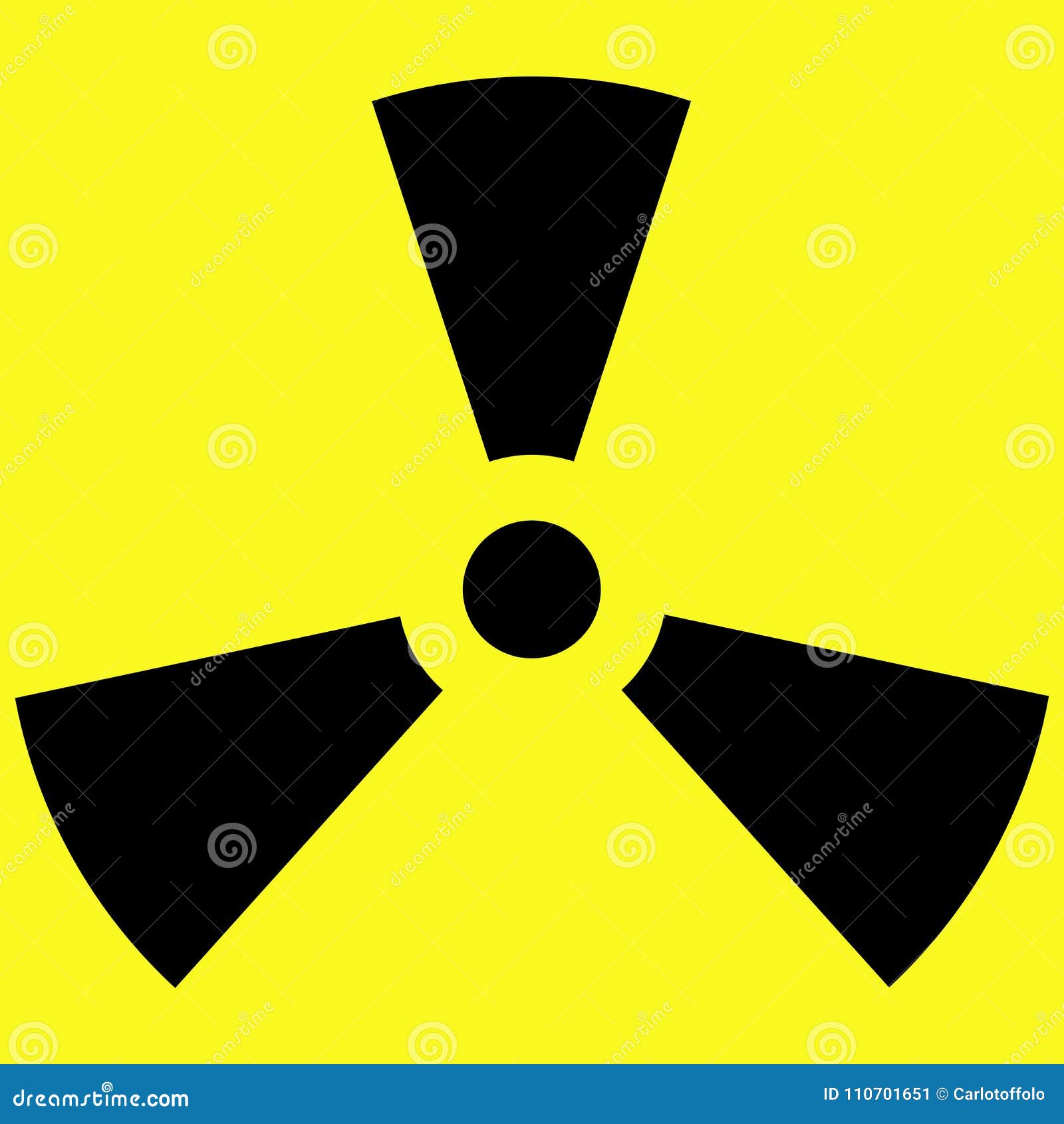 Radiactividad Del Icono - Vector Ilustración del Vector - Ilustración ...