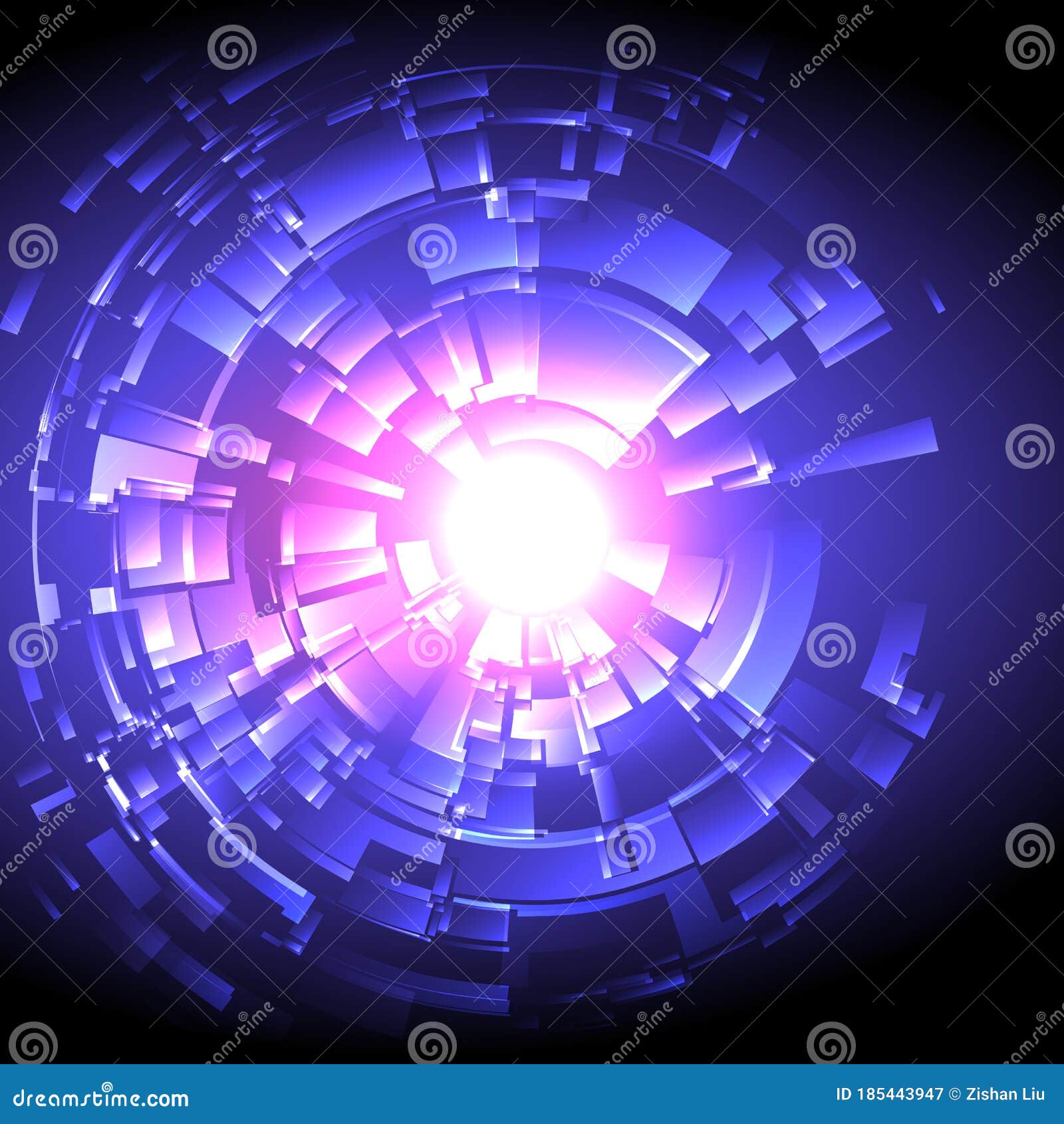 Radial abstract graphics. stock illustration. Illustration of design ...