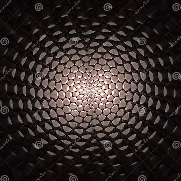 Radial Abstract Oval Grid Pattern for Background Stock Photo - Image of ...