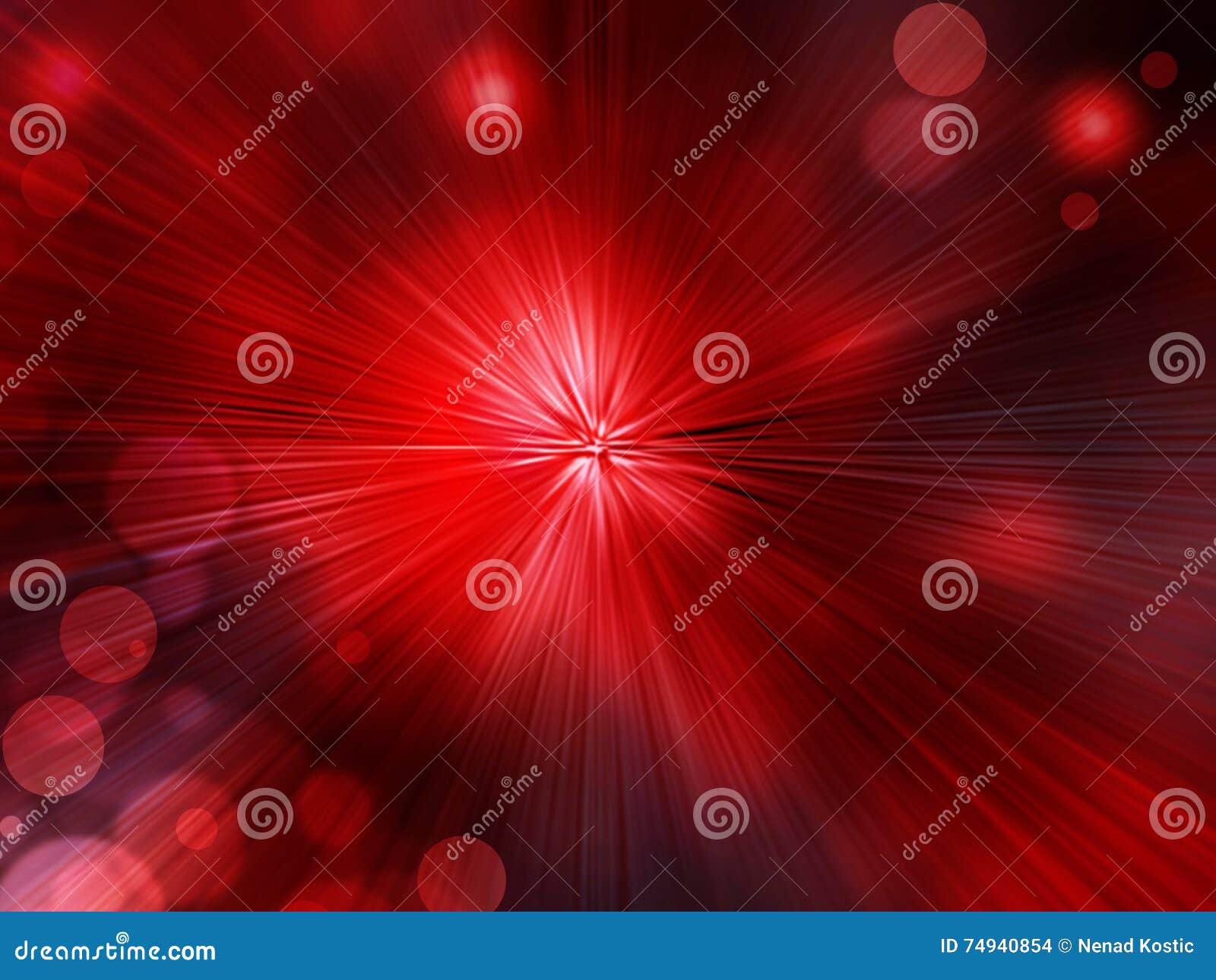 Radial Abstract Red Background Stock Illustration - Illustration of ...