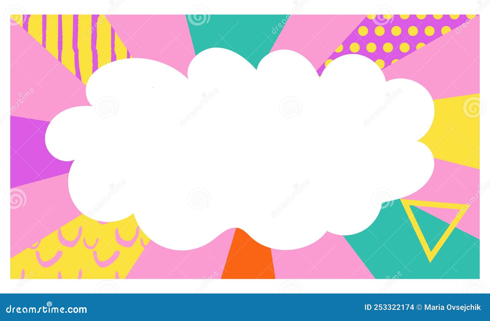 Radial Beam Stripes Title Vector Abstract Background. Comic Page Layout ...