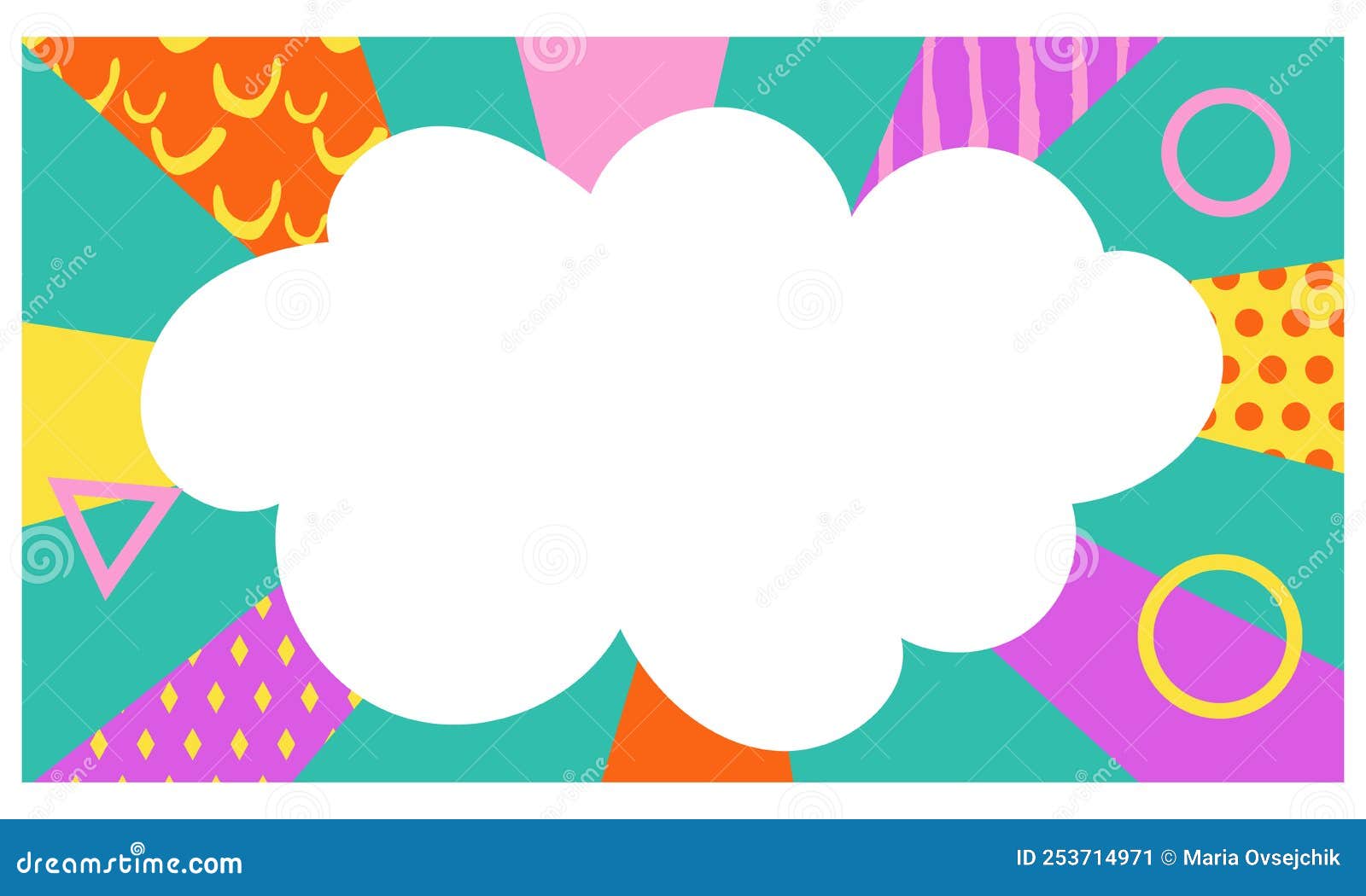 Radial Beam Stripes Title Vector Abstract Background. Comic Page Layout ...
