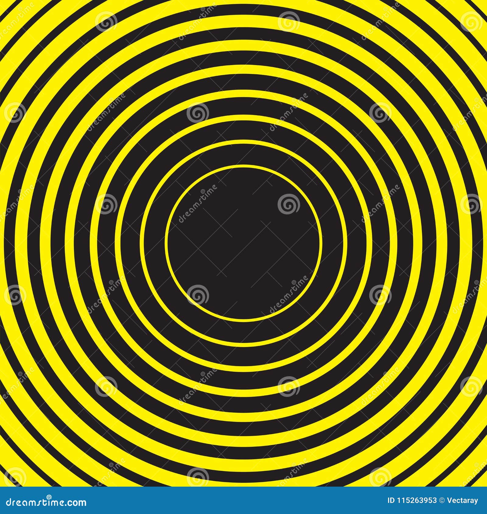 Radial Concentric Circle Ripple Background Stock Illustration ...