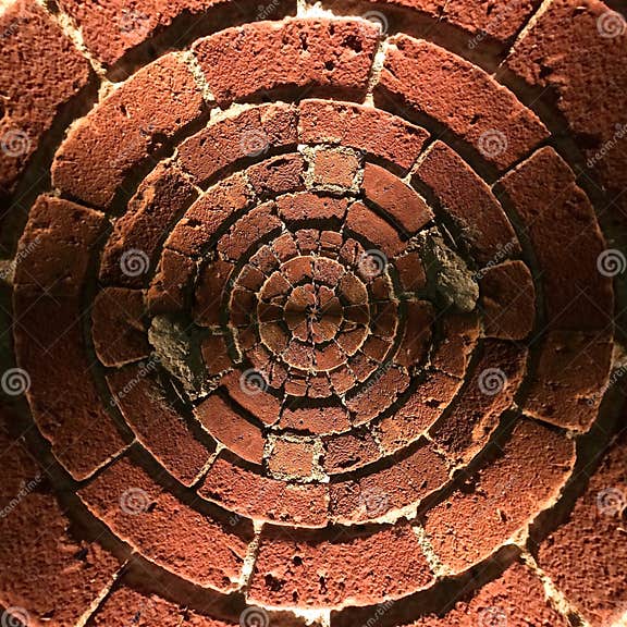 Radial brick wall pattern stock image. Image of expanding - 43791497