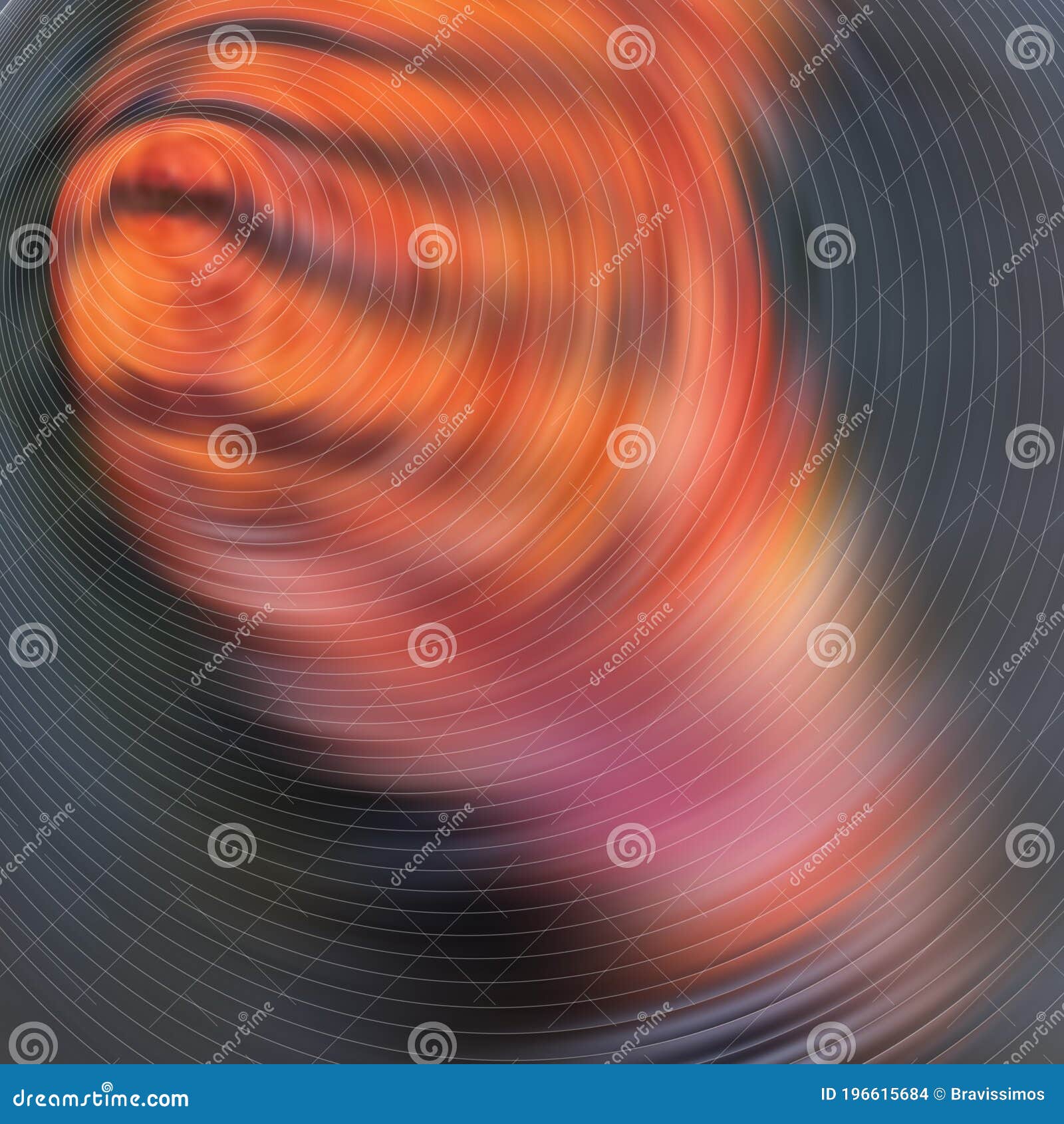 Radial Brown Background Motion Gradient. Color Stock Illustration ...