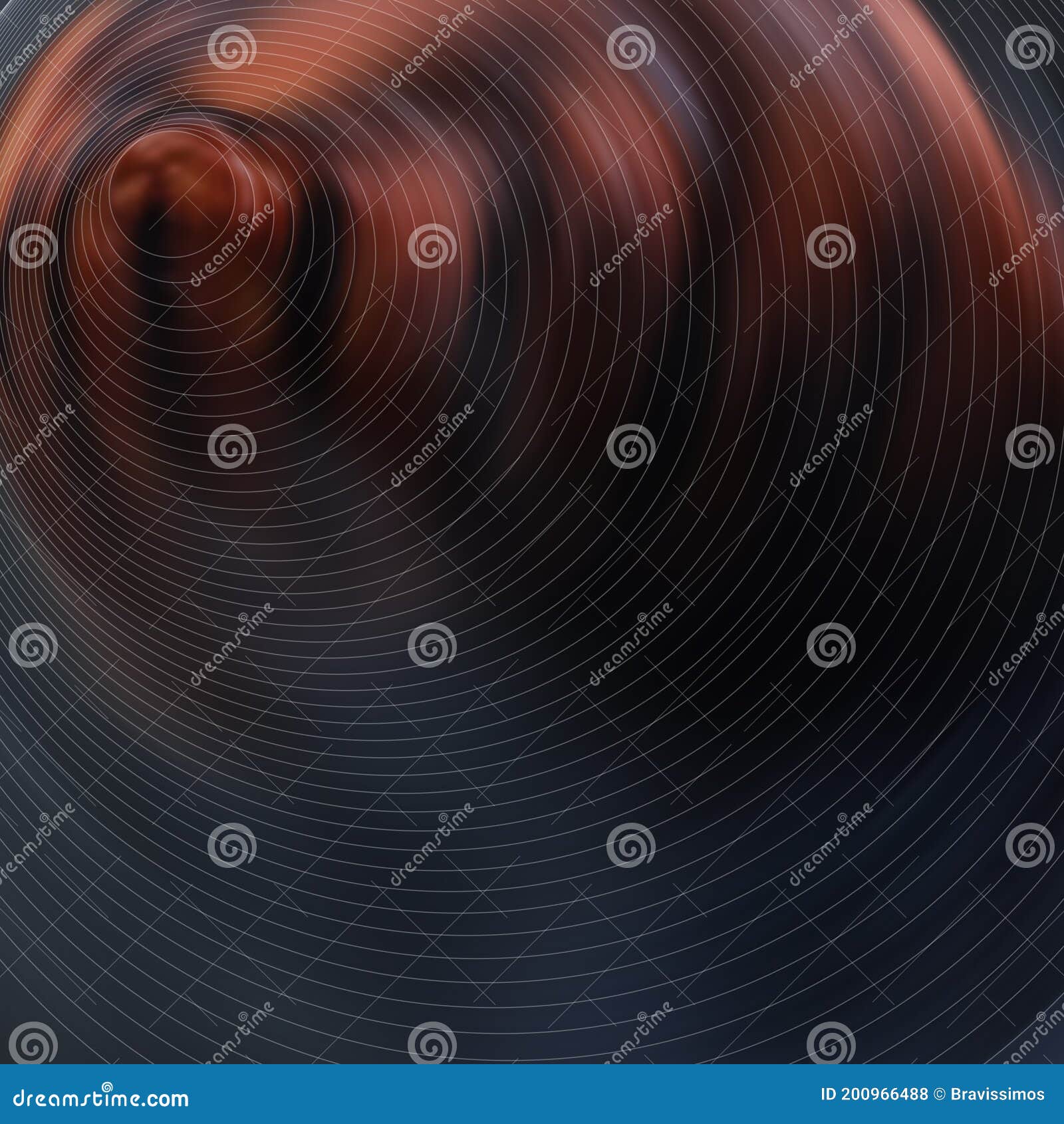 Radial Brown Background Motion Gradient. Golden Stock Illustration ...