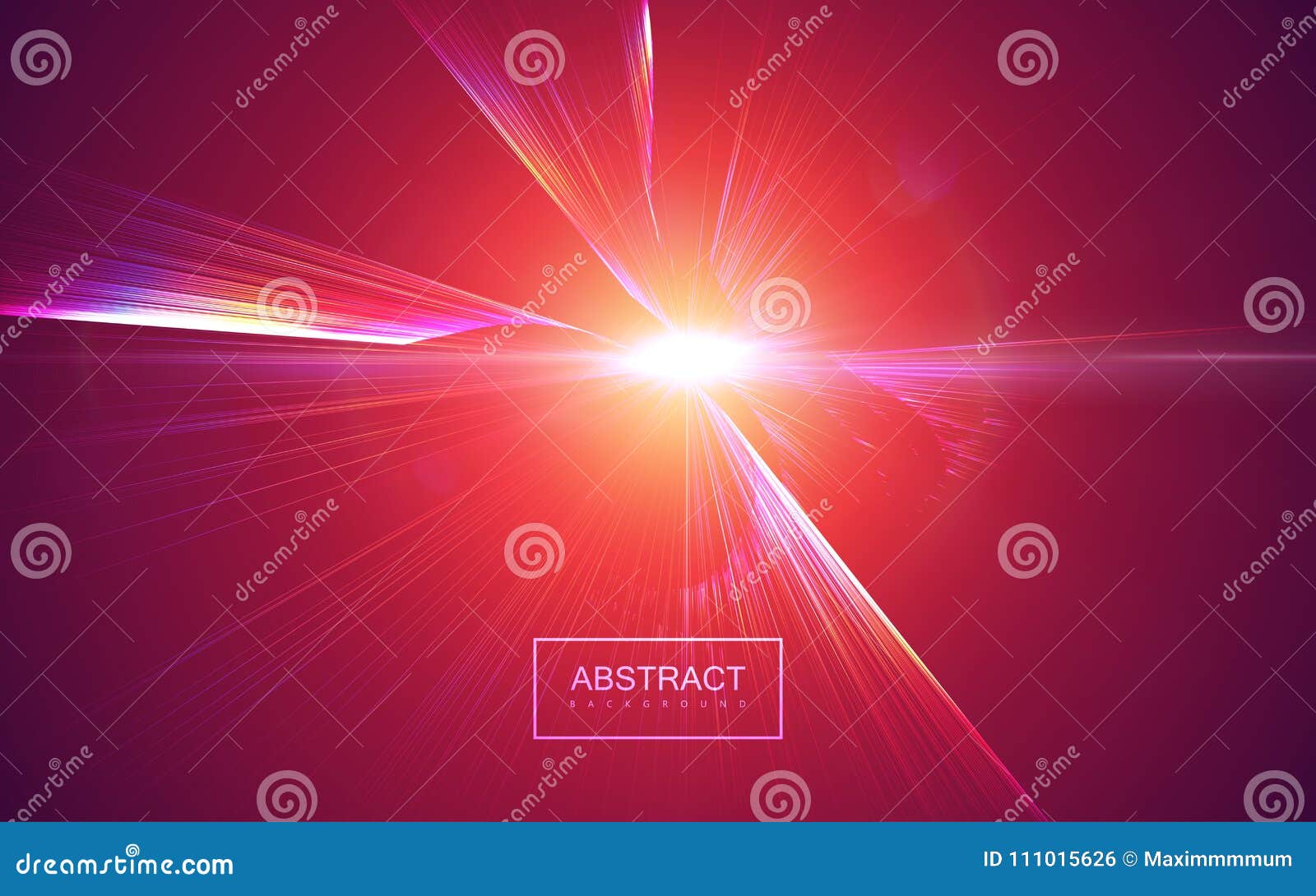 Radial bursting rays. stock vector. Illustration of beam - 111015626