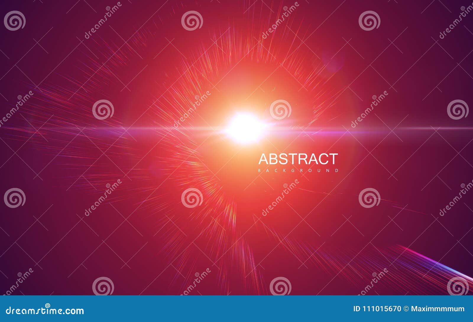 Radial bursting rays. stock vector. Illustration of aurora - 111015670