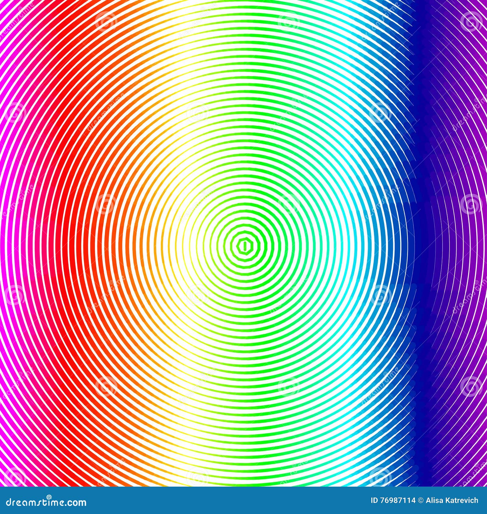 Radial Colorful Background with Rainbow Dots. Vector Illustration EPS ...
