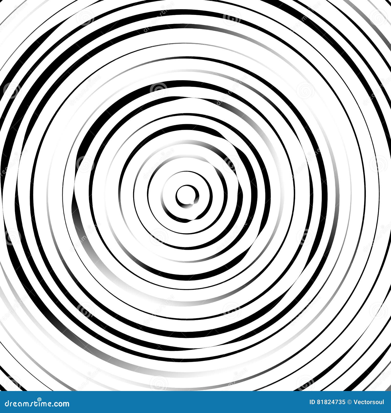 Radial Concentric Circles with Irregular, Dynamic Lines. Abstract ...