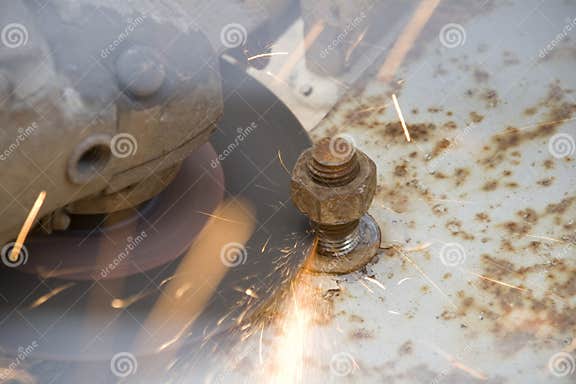 Radial cutting stock image. Image of repair, working - 14909967