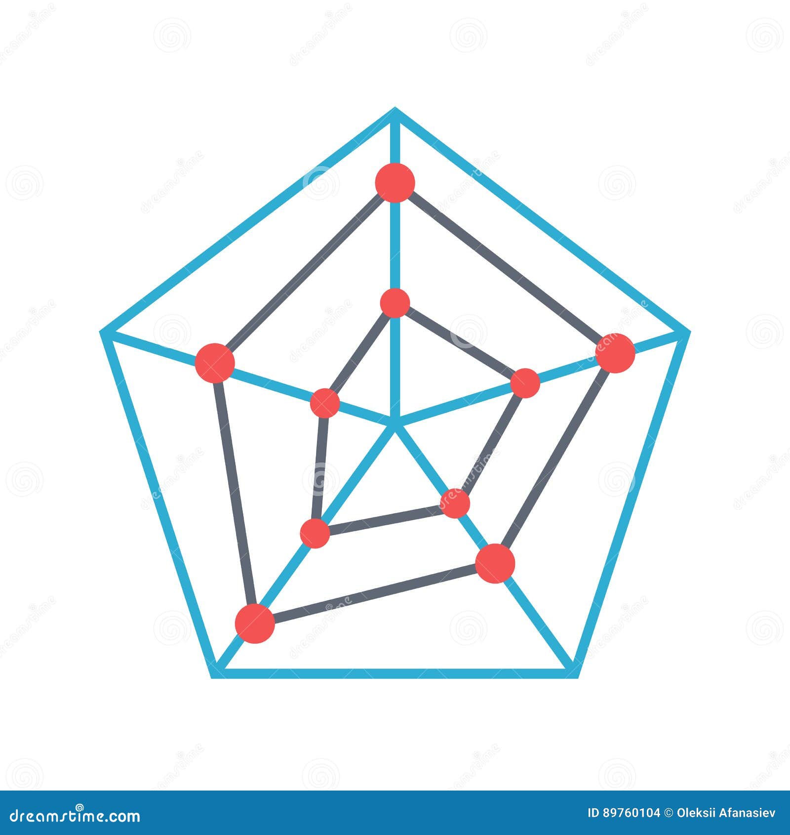 Radial Diagram Flat Vector Icon Stock Vector - Illustration of diagram ...