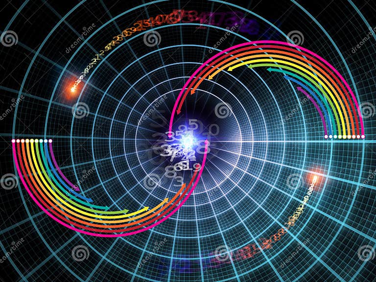 Radial Directions stock illustration. Illustration of design - 23230067