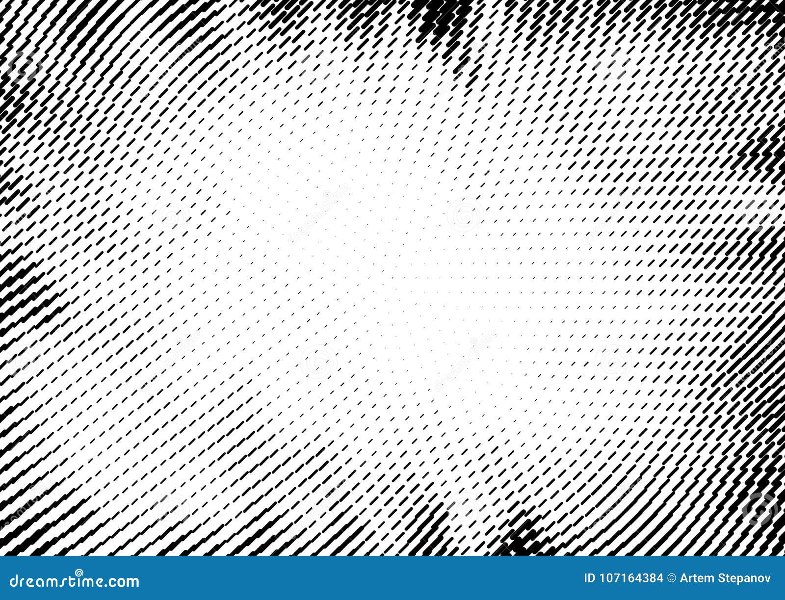 Radial Dot Pattern or Halftone Background Stock Vector - Illustration ...