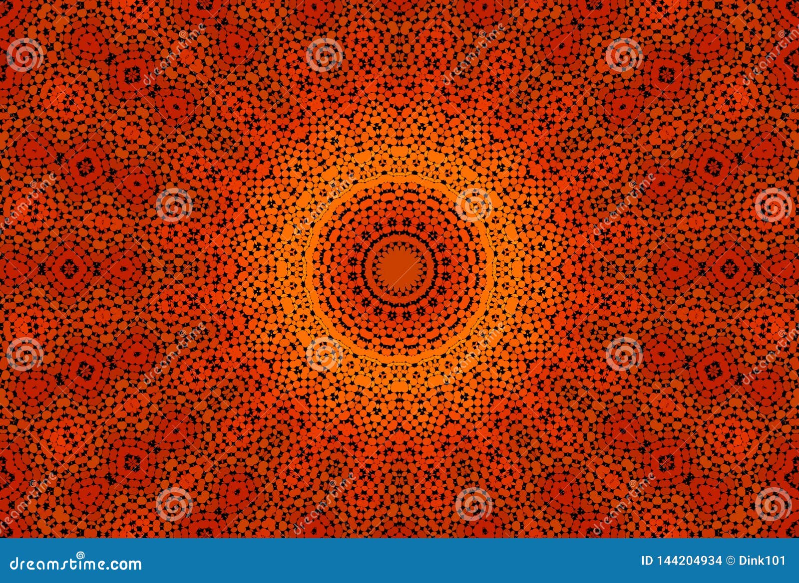 Radial dotted pattern stock illustration. Illustration of circular ...