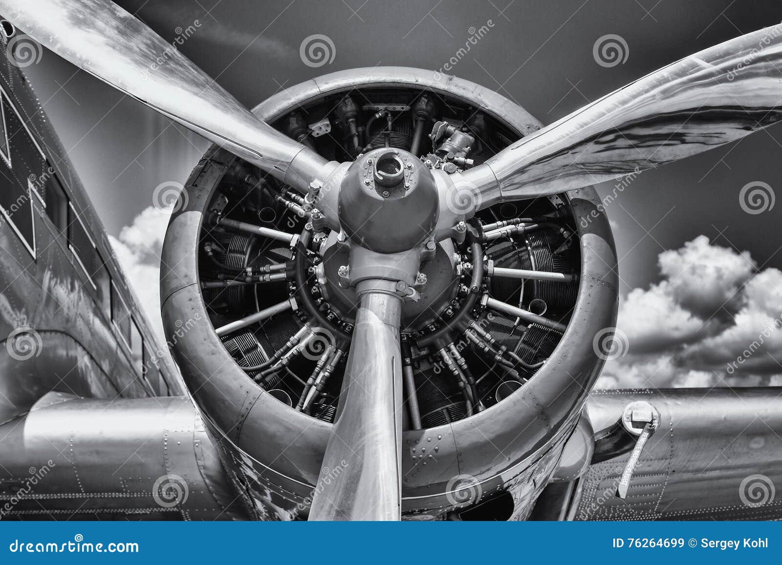 Radial engine. stock image. Image of technology, machine - 76264699