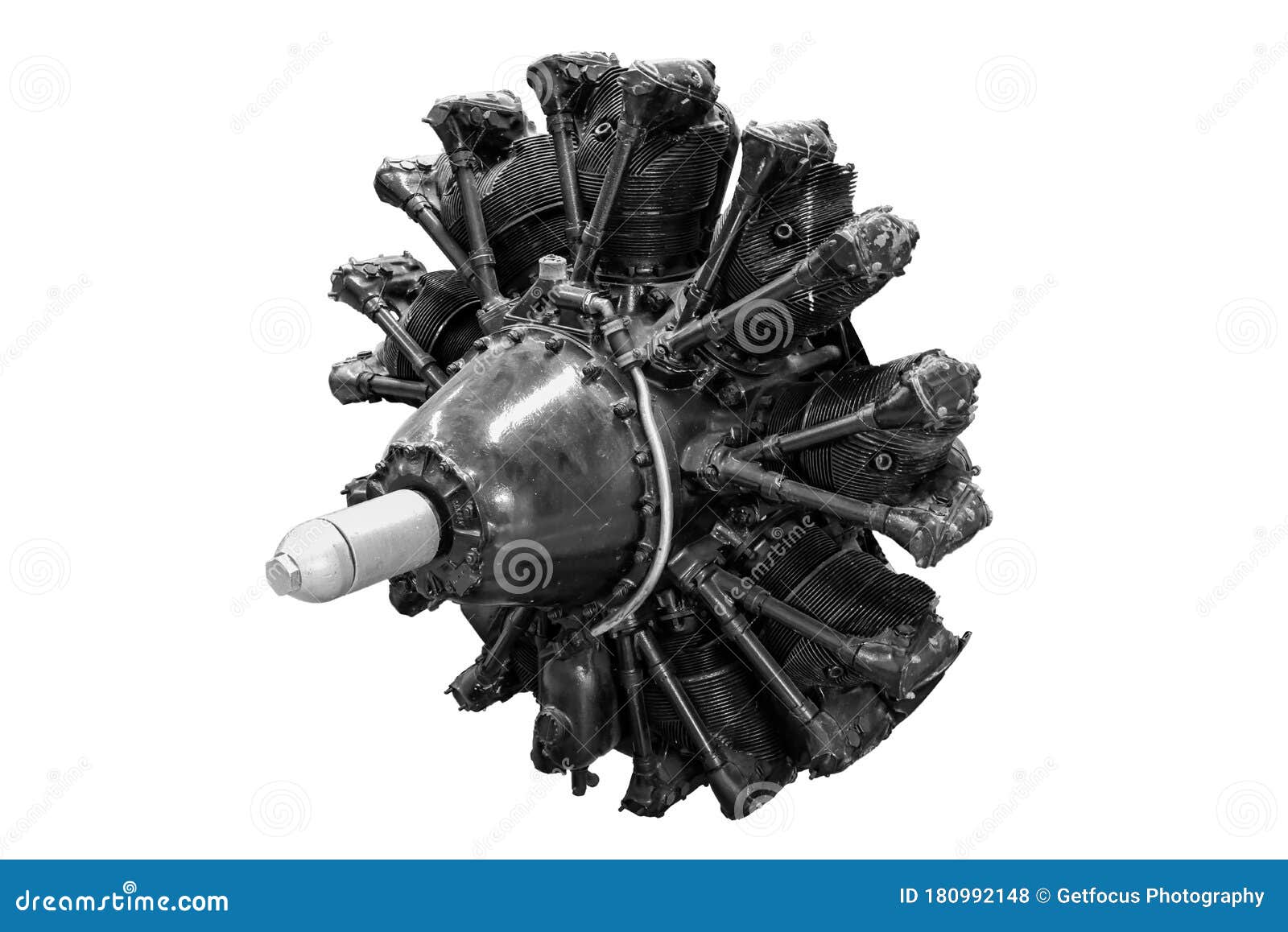 Radial Engine stock photo. Image of isolated, motor - 180992148