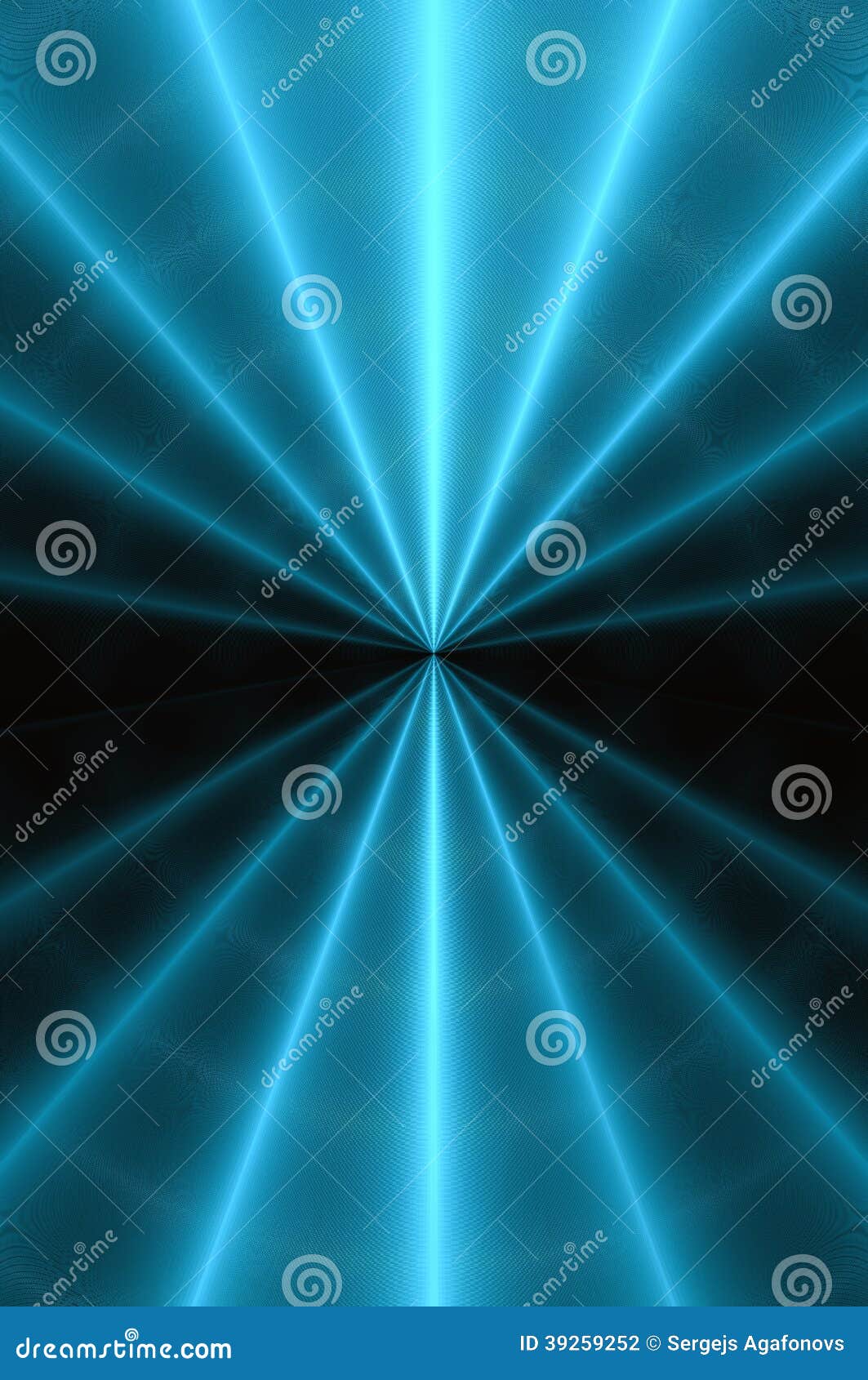 Radial Glowing Abstract Pattern B. Stock Illustration - Illustration of ...