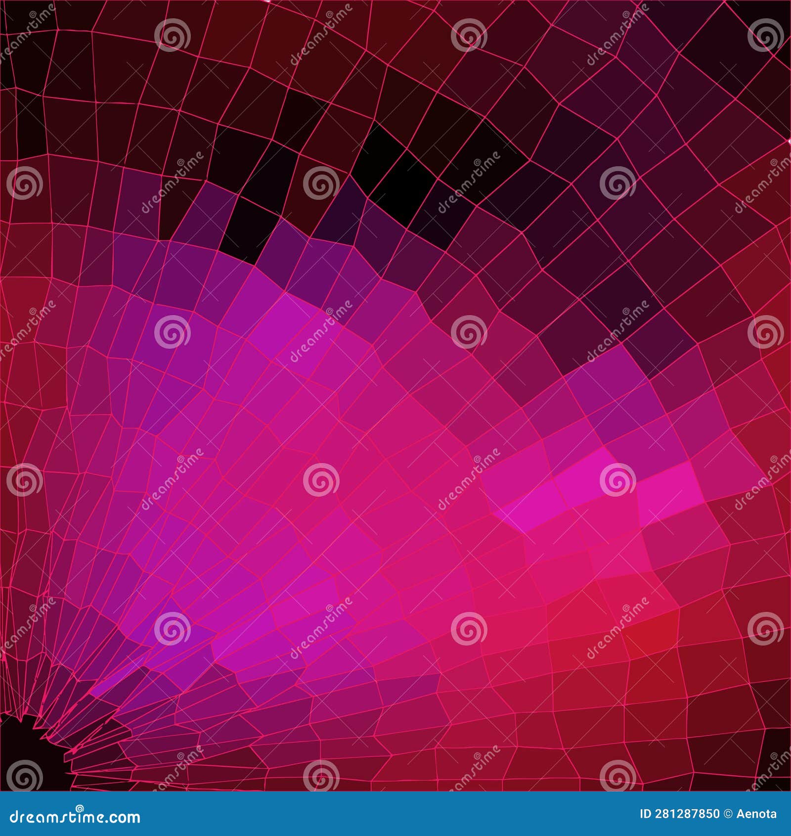 Radial Gradient Mosaic - Vector Illustration Stock Vector ...