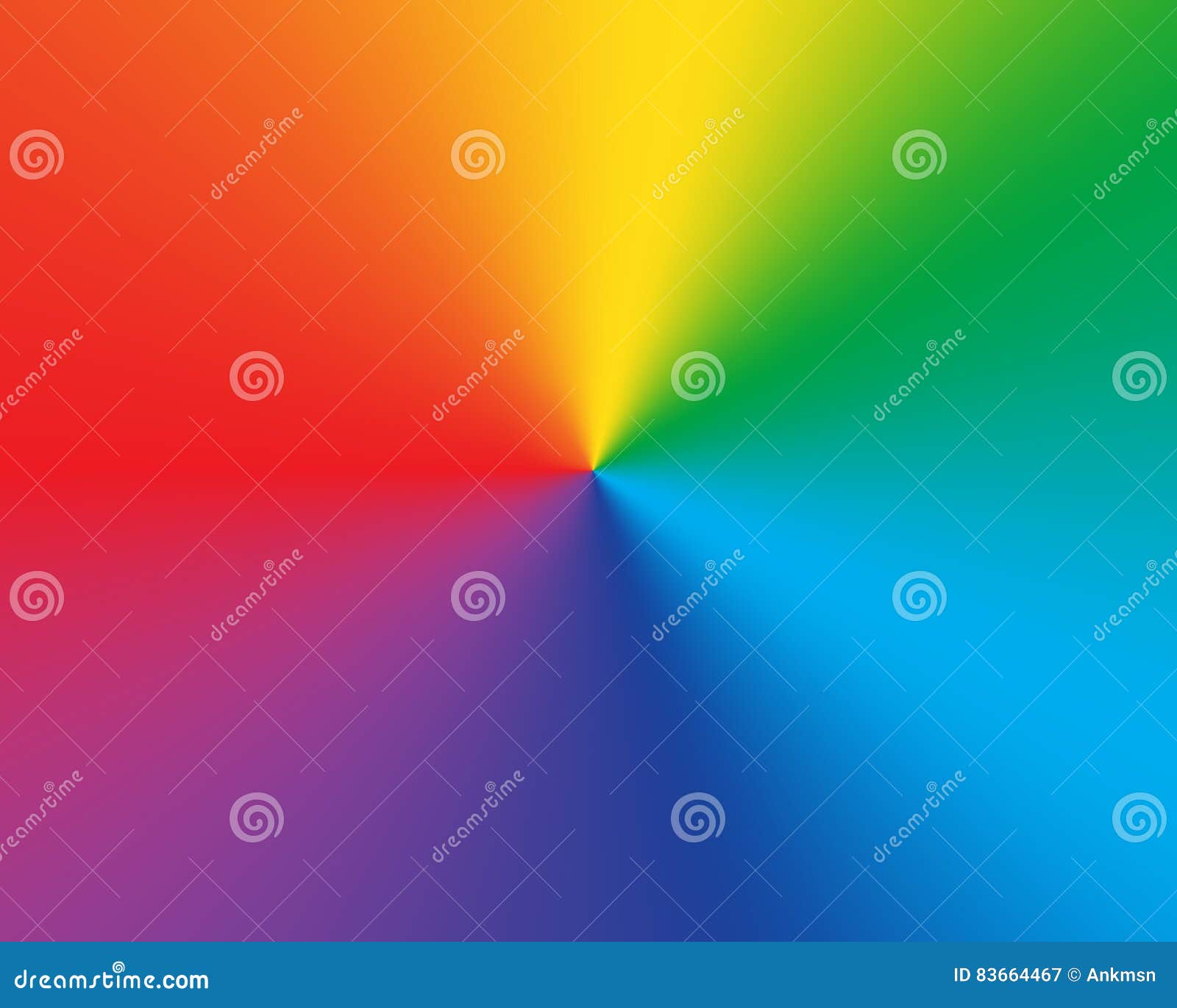Radial Gradient Rainbow Background Stock Vector - Illustration of ...