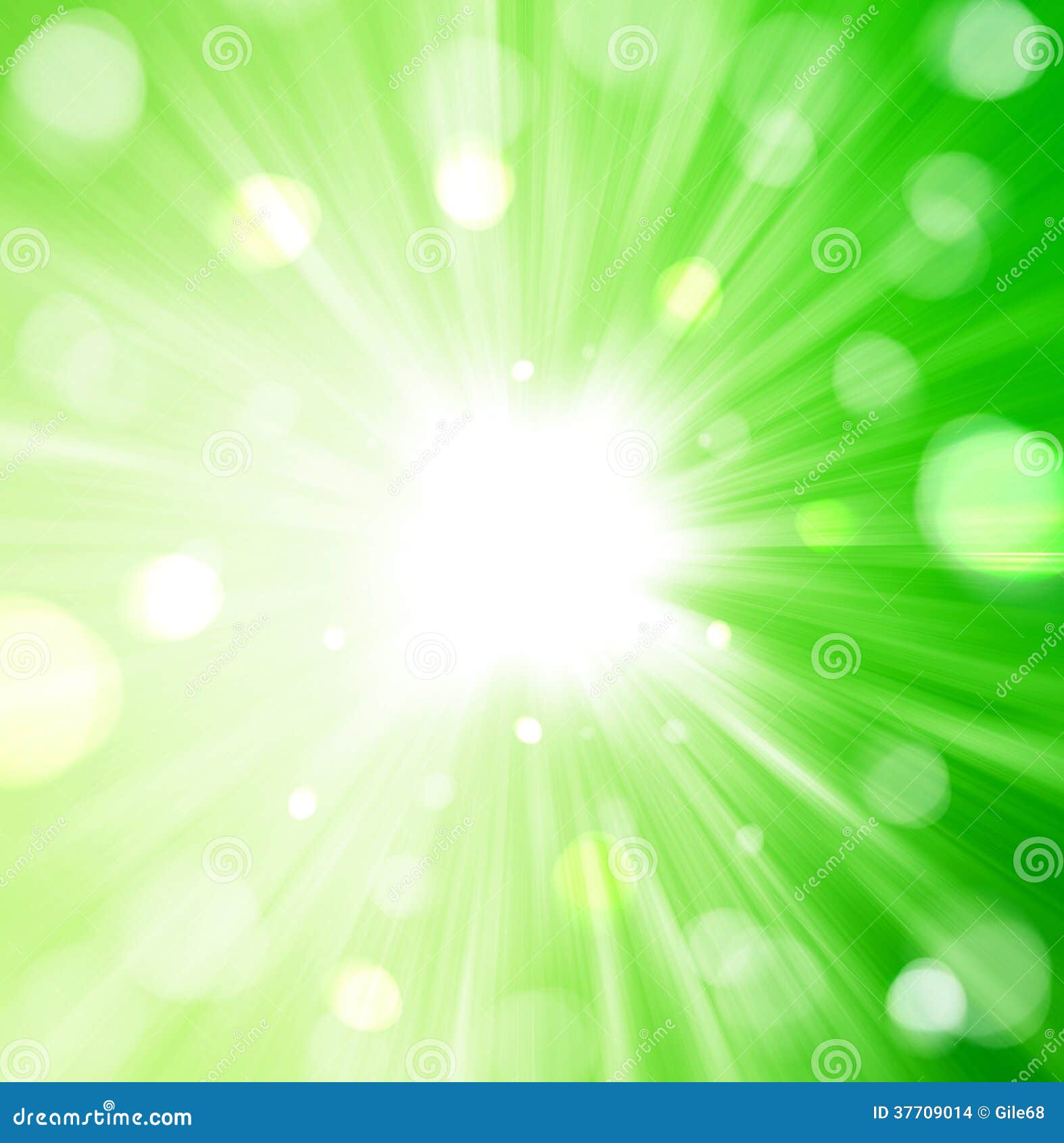 Radial Green Abstract Background Stock Illustration - Illustration of ...