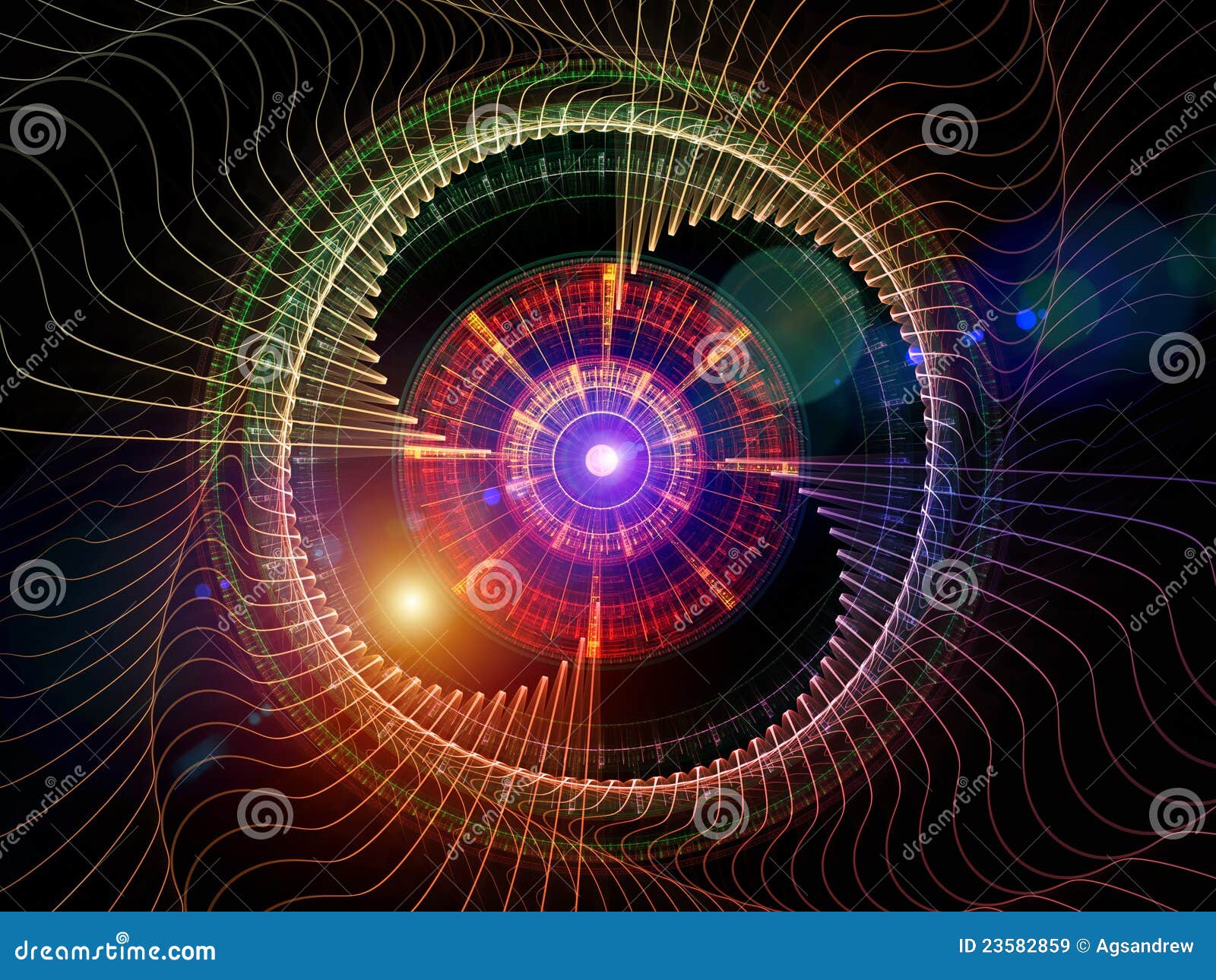 Radial grid world stock illustration. Illustration of symmetry - 23582859