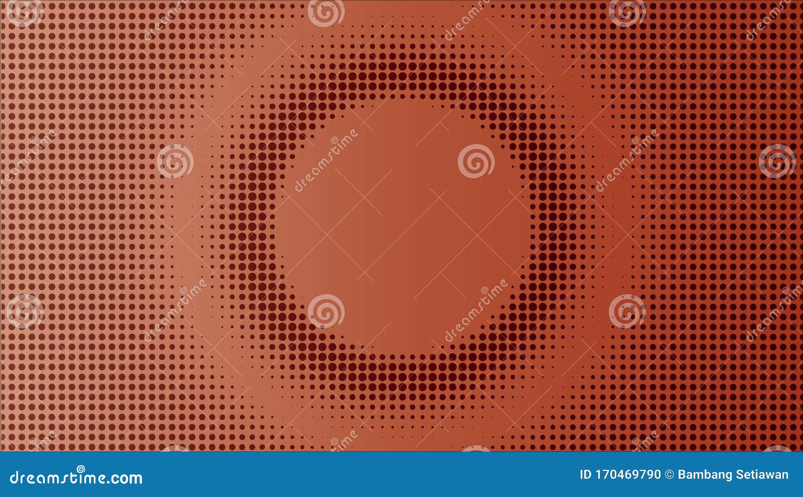 Radial Halftone Background Design Template, Pop Art, Abstract Dots ...