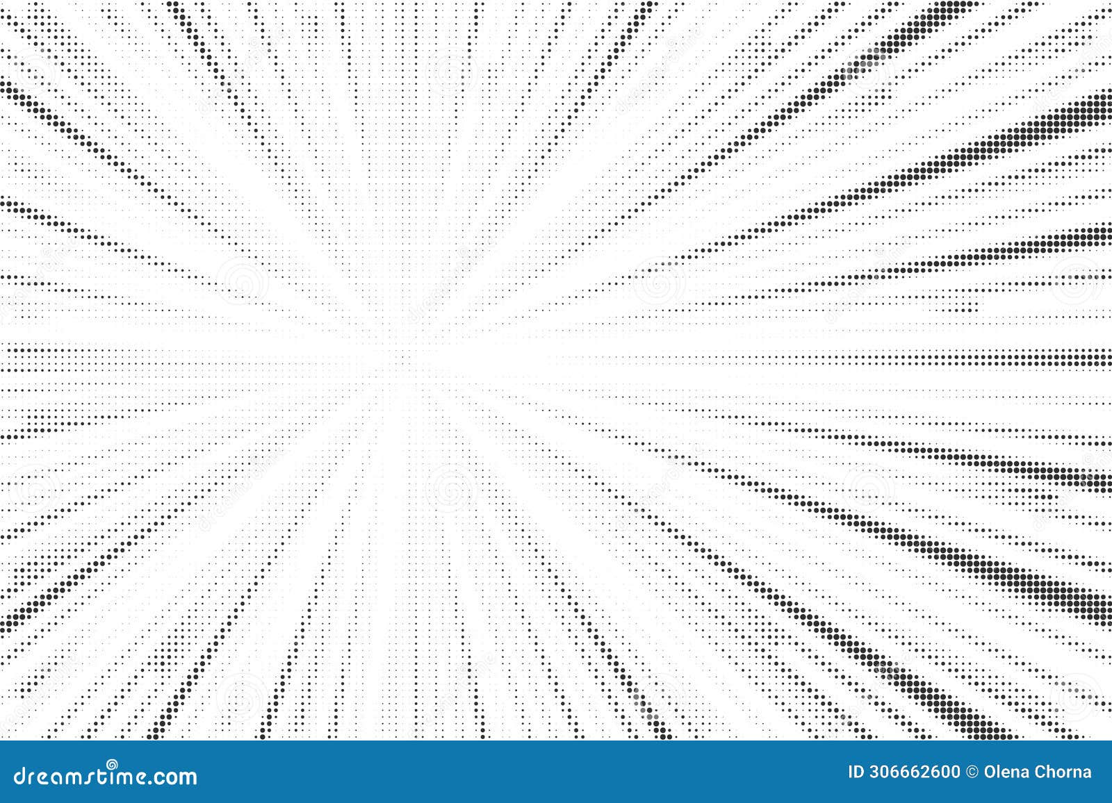 Radial Halftone Lines Background. Comic Manga Dotted Pattern. Cartoon ...