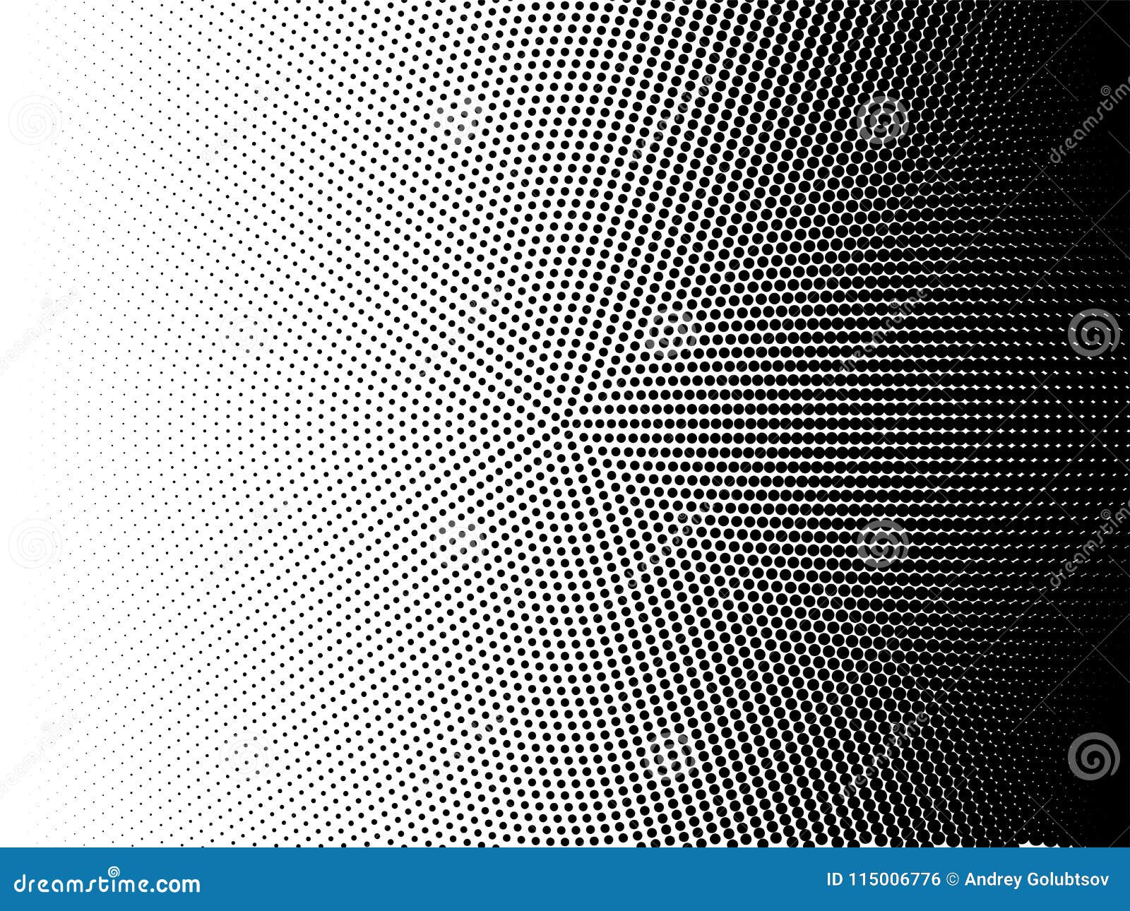 Radial Halftone Pattern Vector Gradient Background Stock Vector ...
