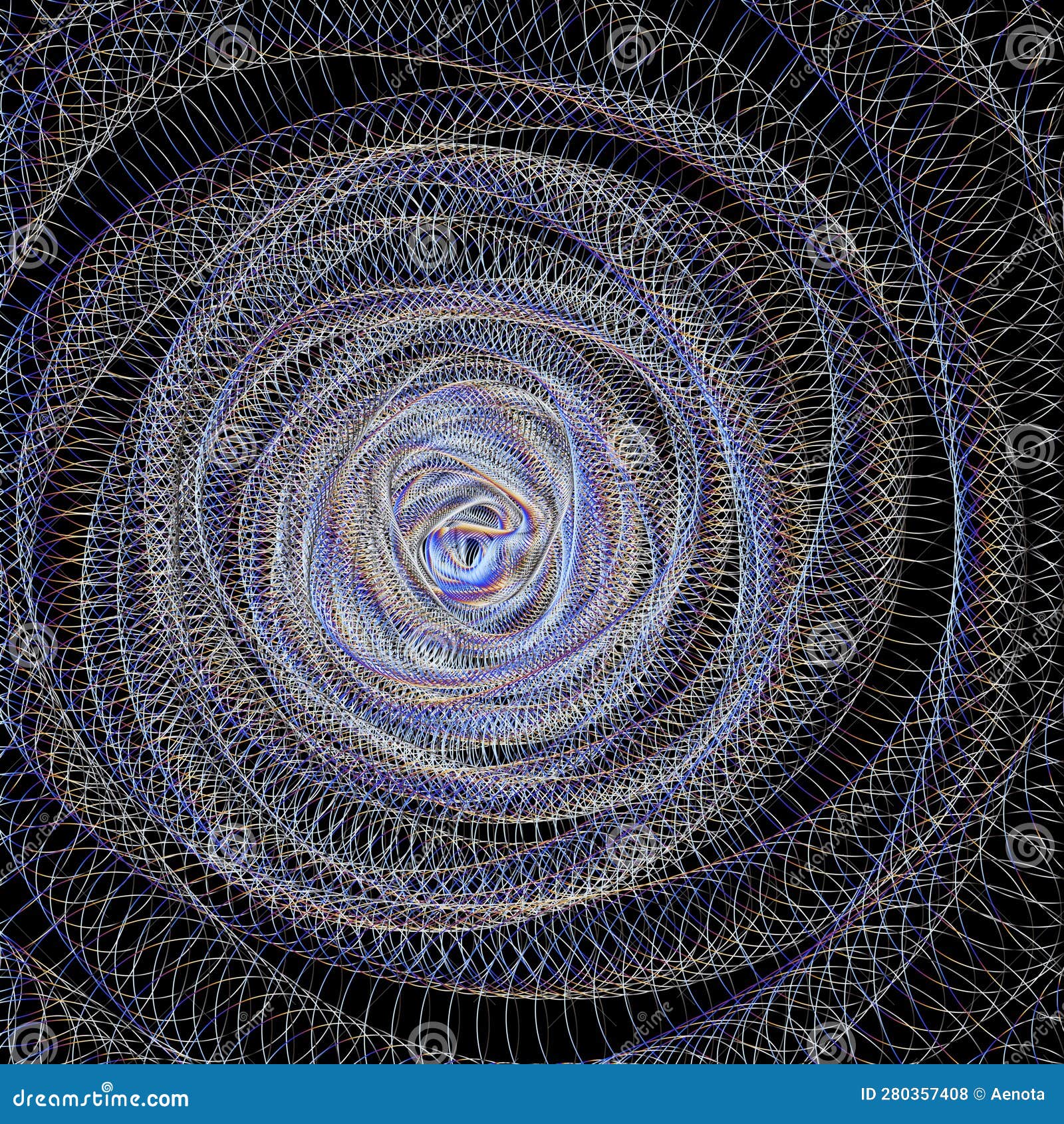 Radial Involute Vector Abstract Background Stock Vector - Illustration ...