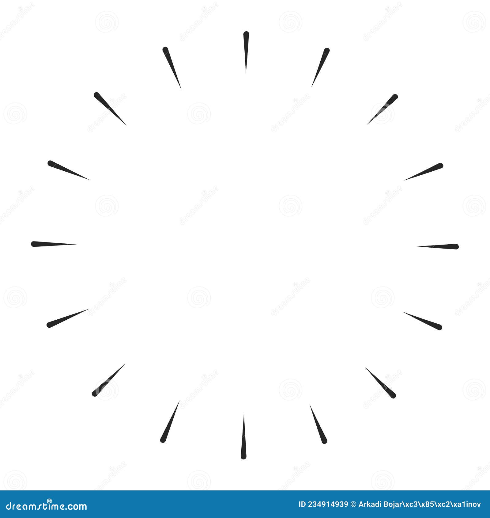 Radial Light Beams, Halo Effect Stock Vector - Illustration of element ...
