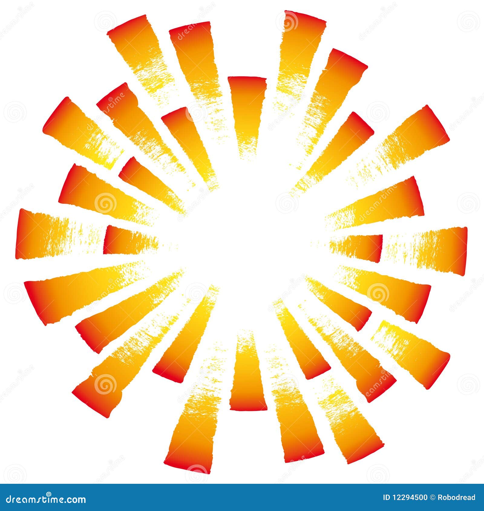 Radial light (vector) stock vector. Illustration of brushes - 12294500