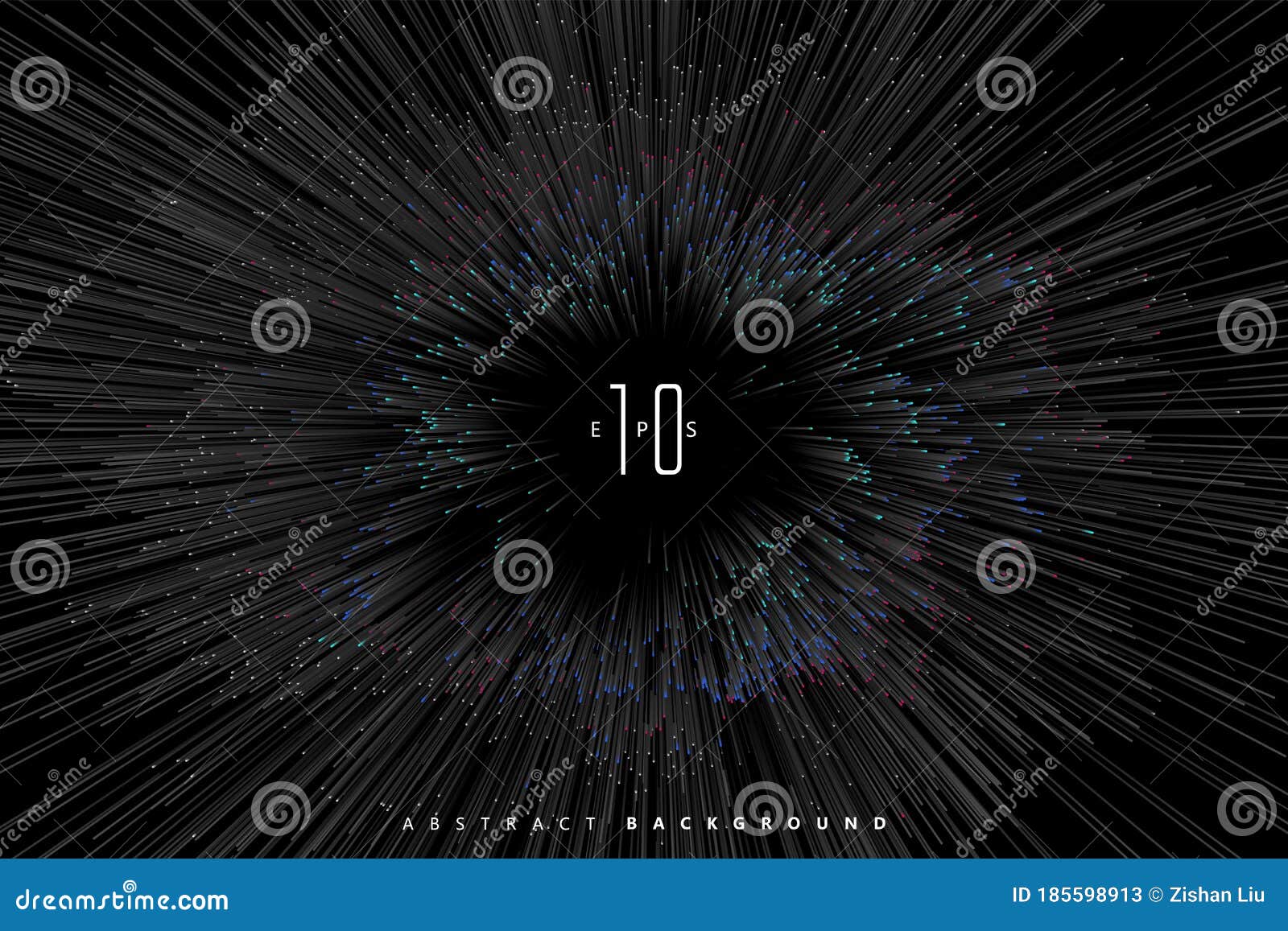 Radial Lines, Abstract Background Stock Vector - Illustration of ...