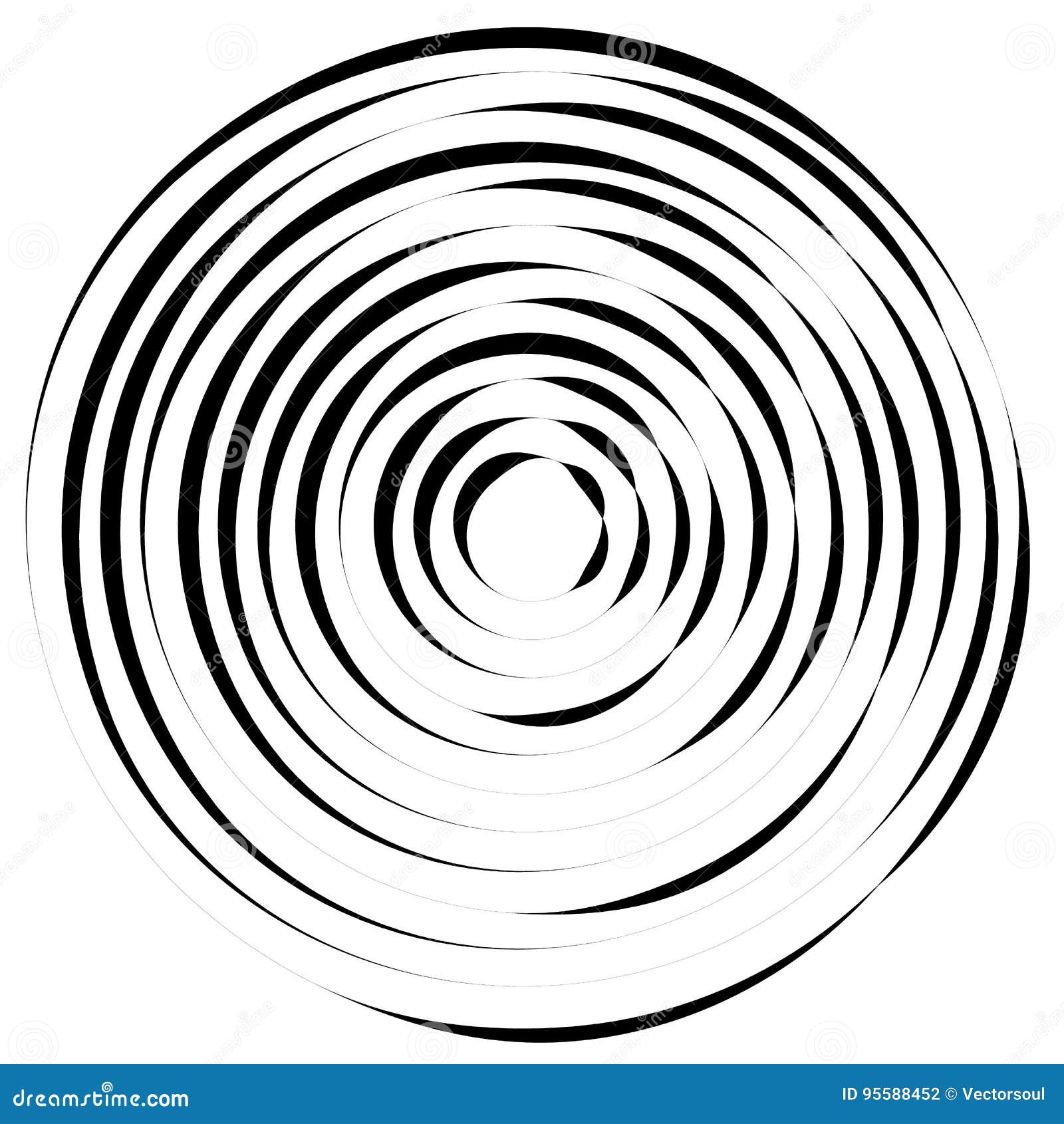 Radial Lines with Rotating Distortion. Abstract Spiral, Vortex S Stock ...