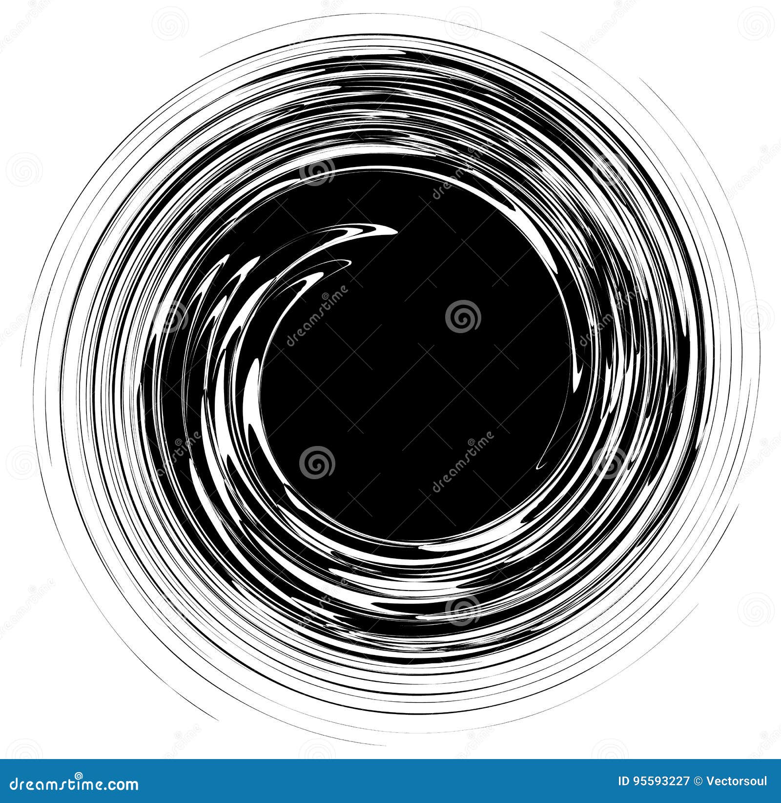 Vortex Of Black Comets Cartoon Vector | CartoonDealer.com #63088005