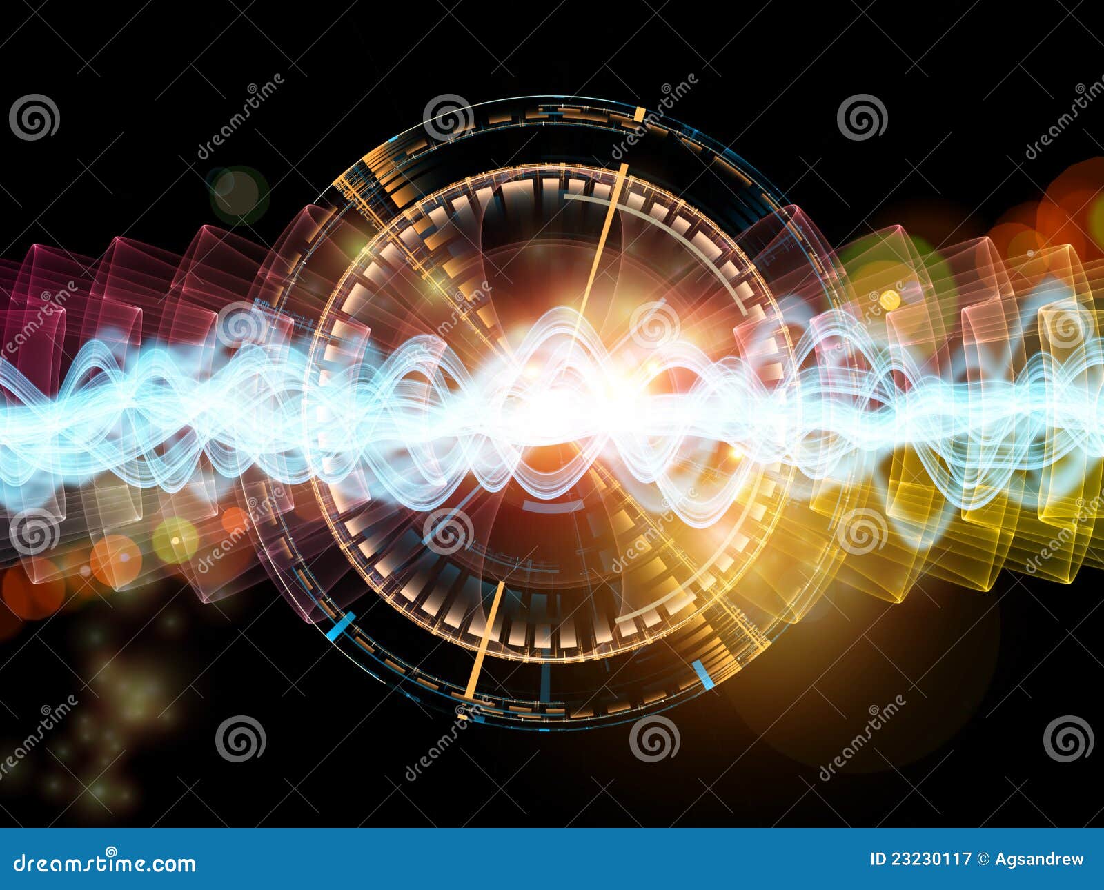 Radial Music stock illustration. Illustration of wave - 23230117