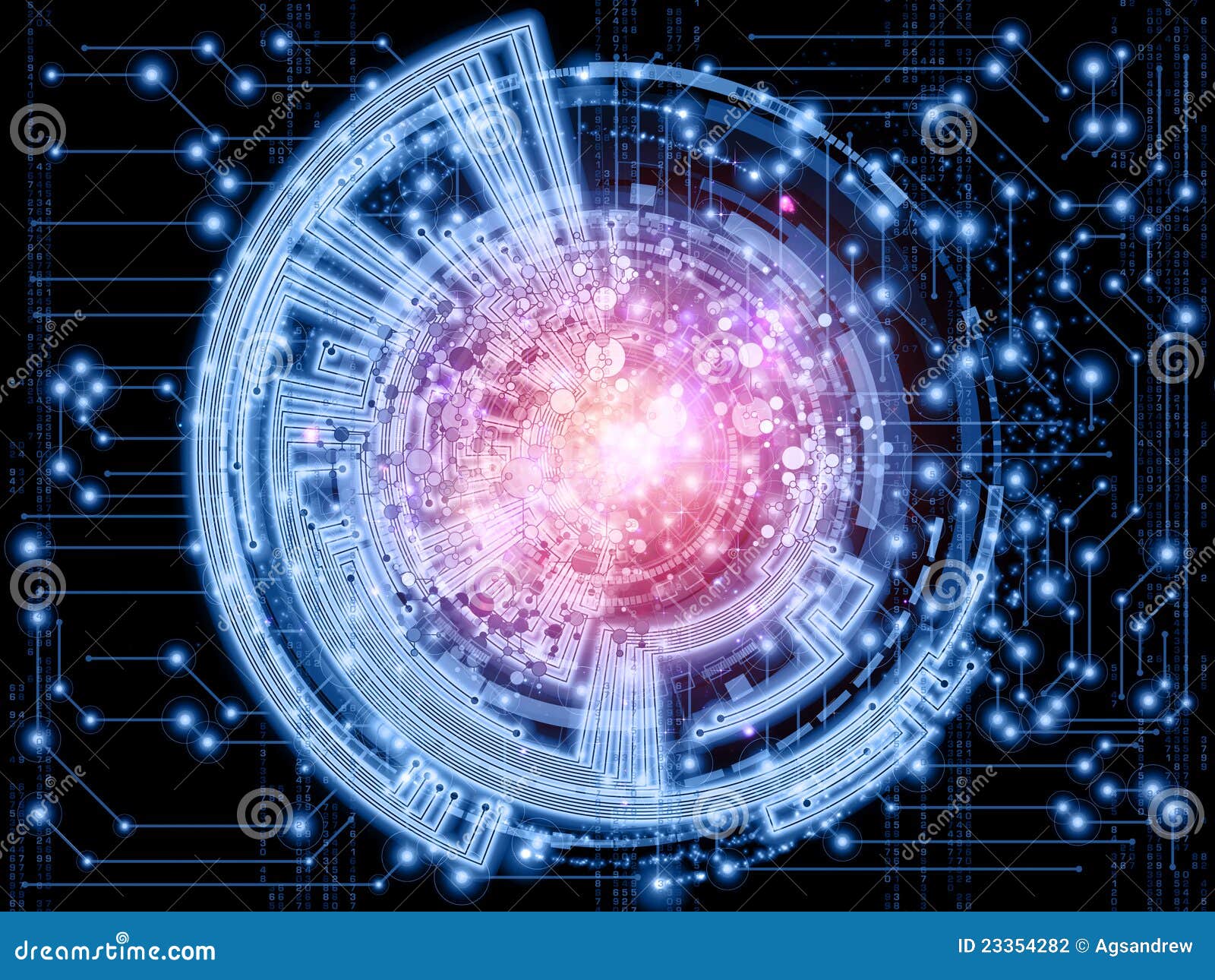 Radial network stock illustration. Illustration of disc - 23354282