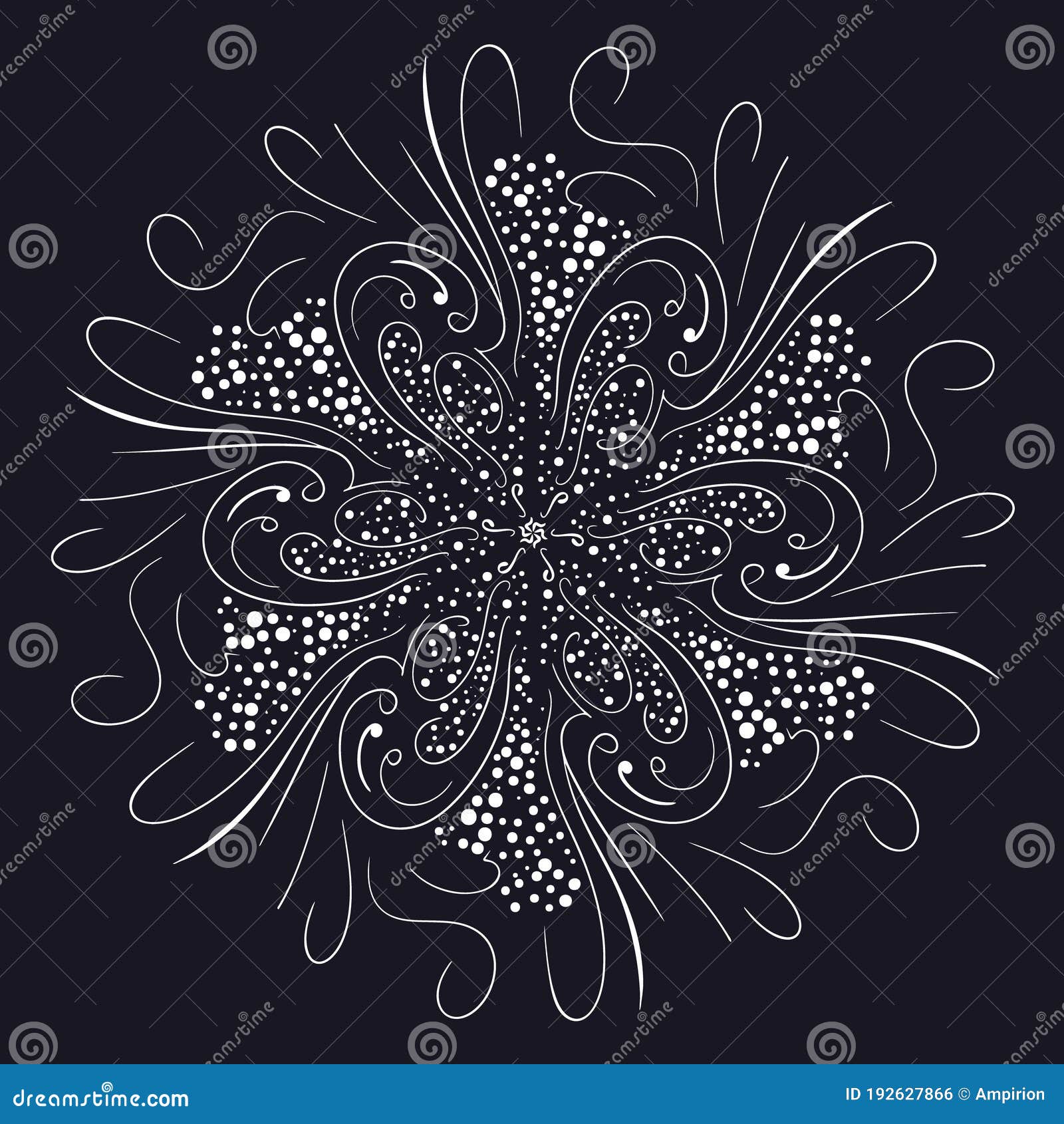 Radial Pattern for the Texture or Basic Design of the Site in the Form ...