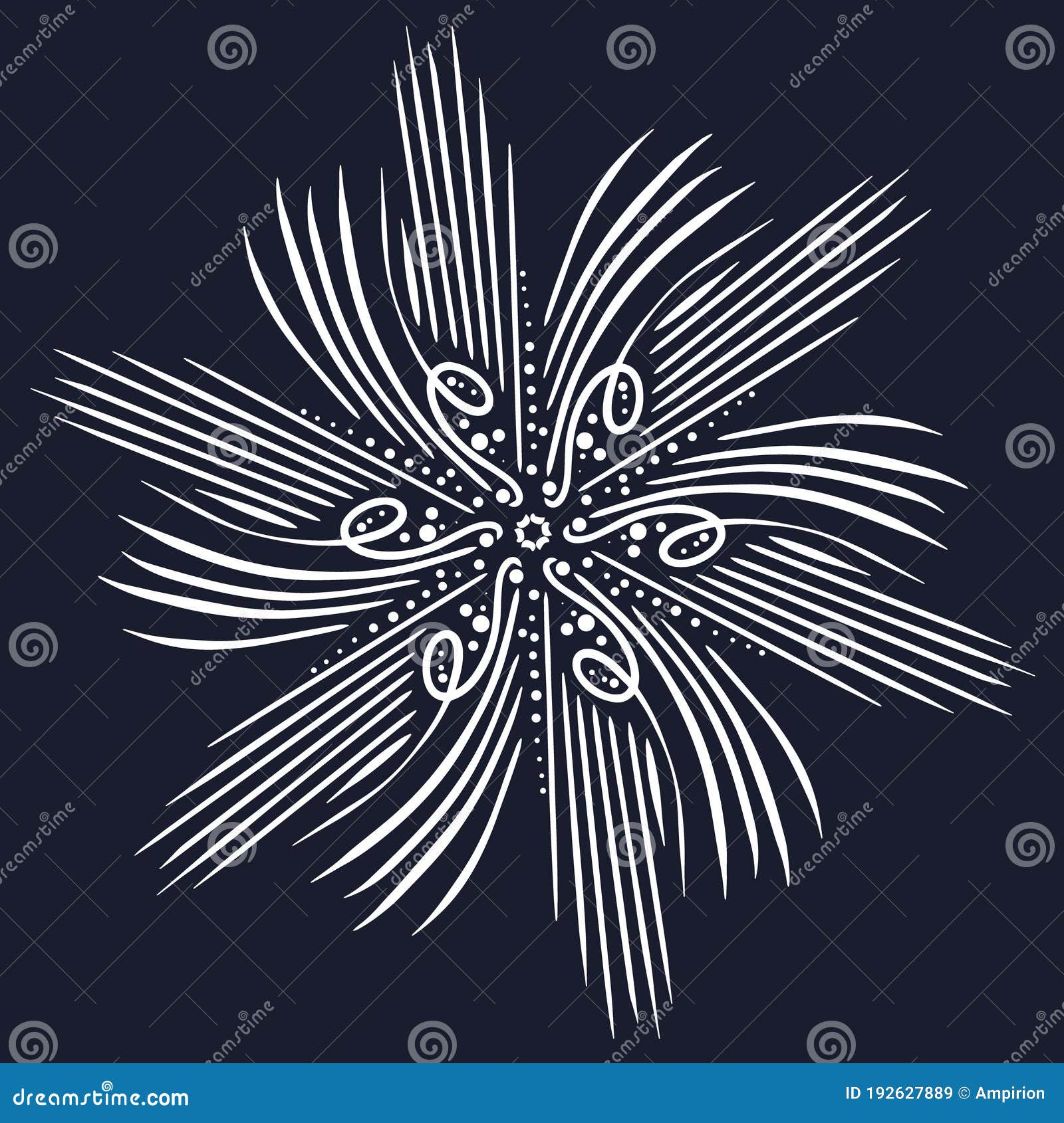 Radial Pattern for the Texture or Basic Design of the Site in the Form ...