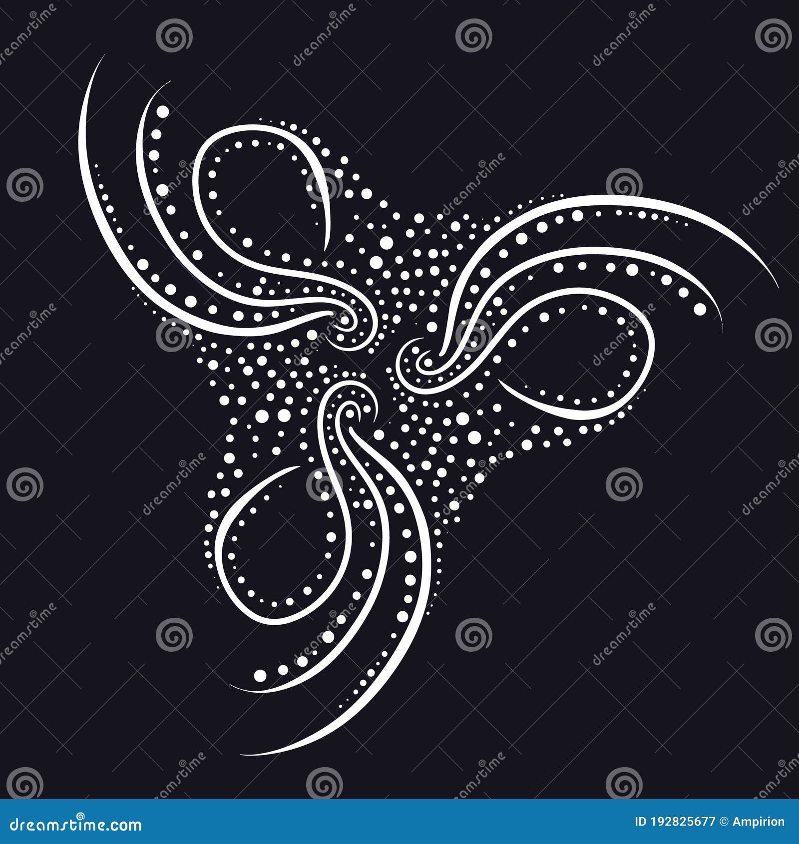 Radial Pattern for the Texture or Basic Design of the Site in the Form ...